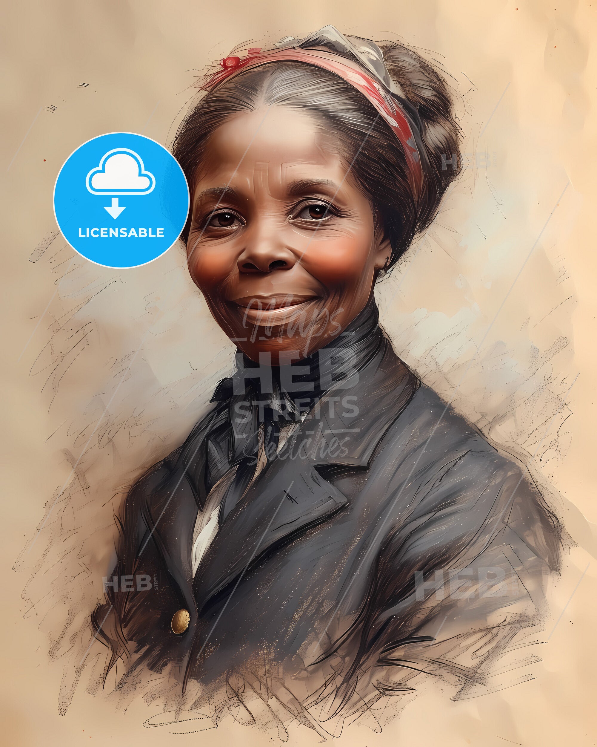 Harriet, Tubman, C. 1822 - 1913, A Woman Smiling For The Camera ...