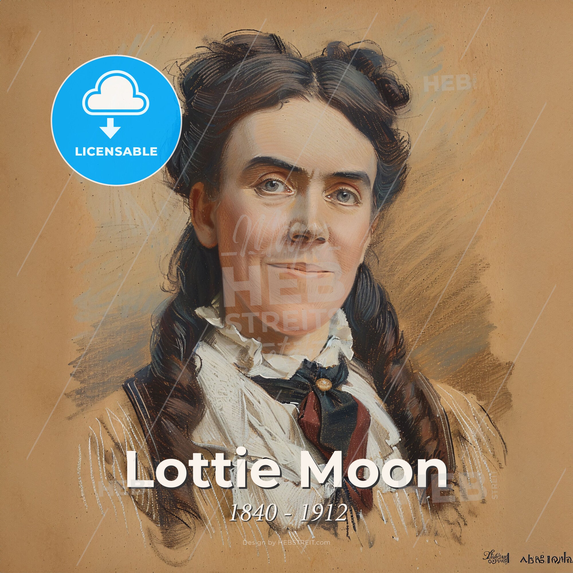 Lottie Moon, 1840 - 1912, American Missionary - A Woman With Braids And A Tie – HEBSTREITS