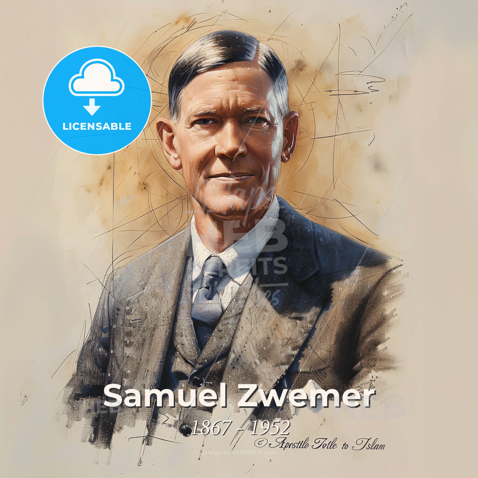 Samuel Zwemer, 1867 - 1952, American Missionary - A Man In A Suit – HEBSTREITS
