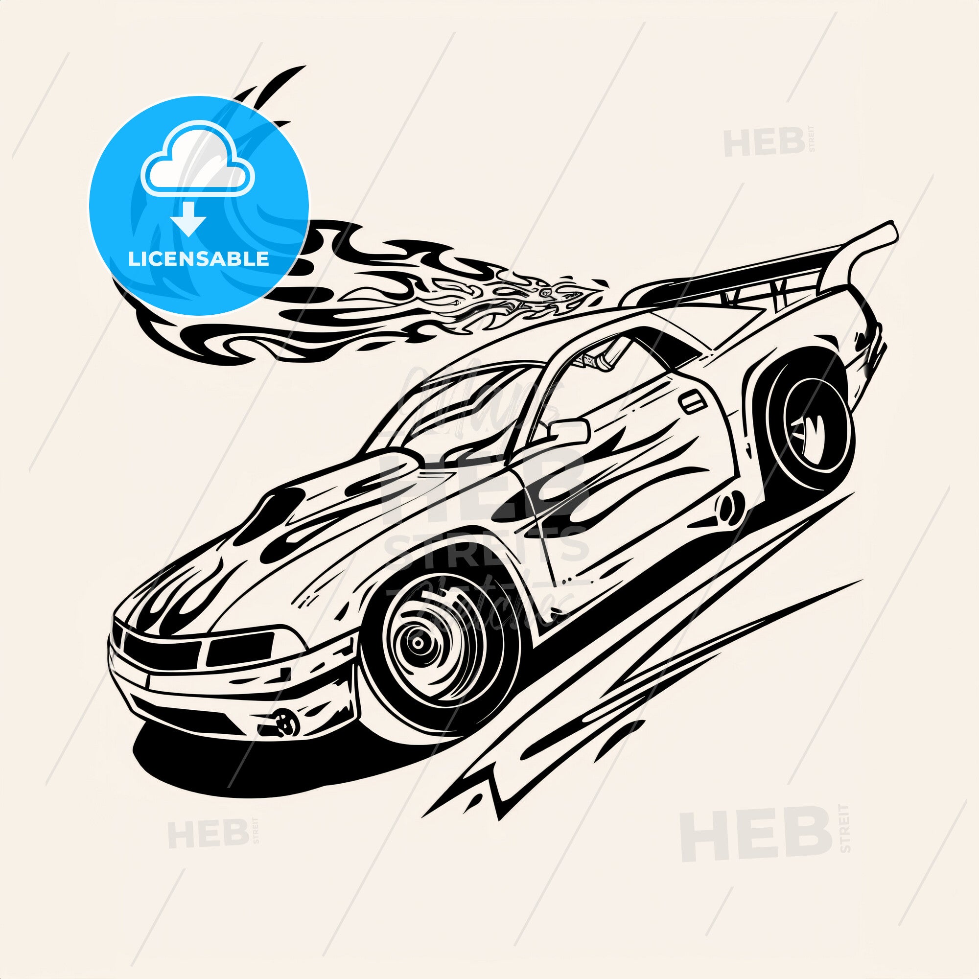 drag racing coloring pages free