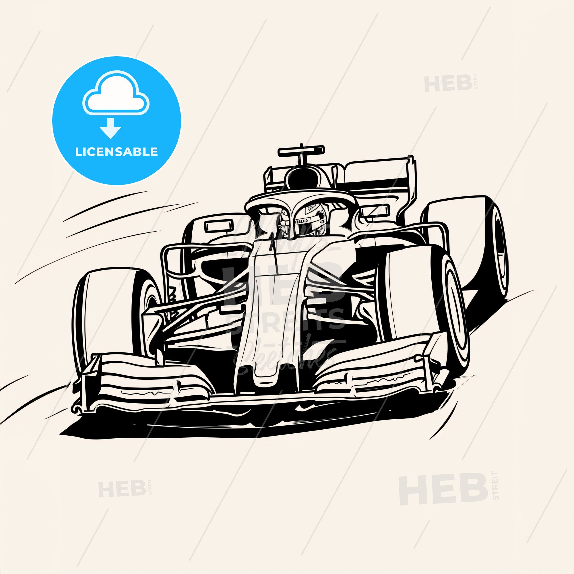 indy car coloring sheet