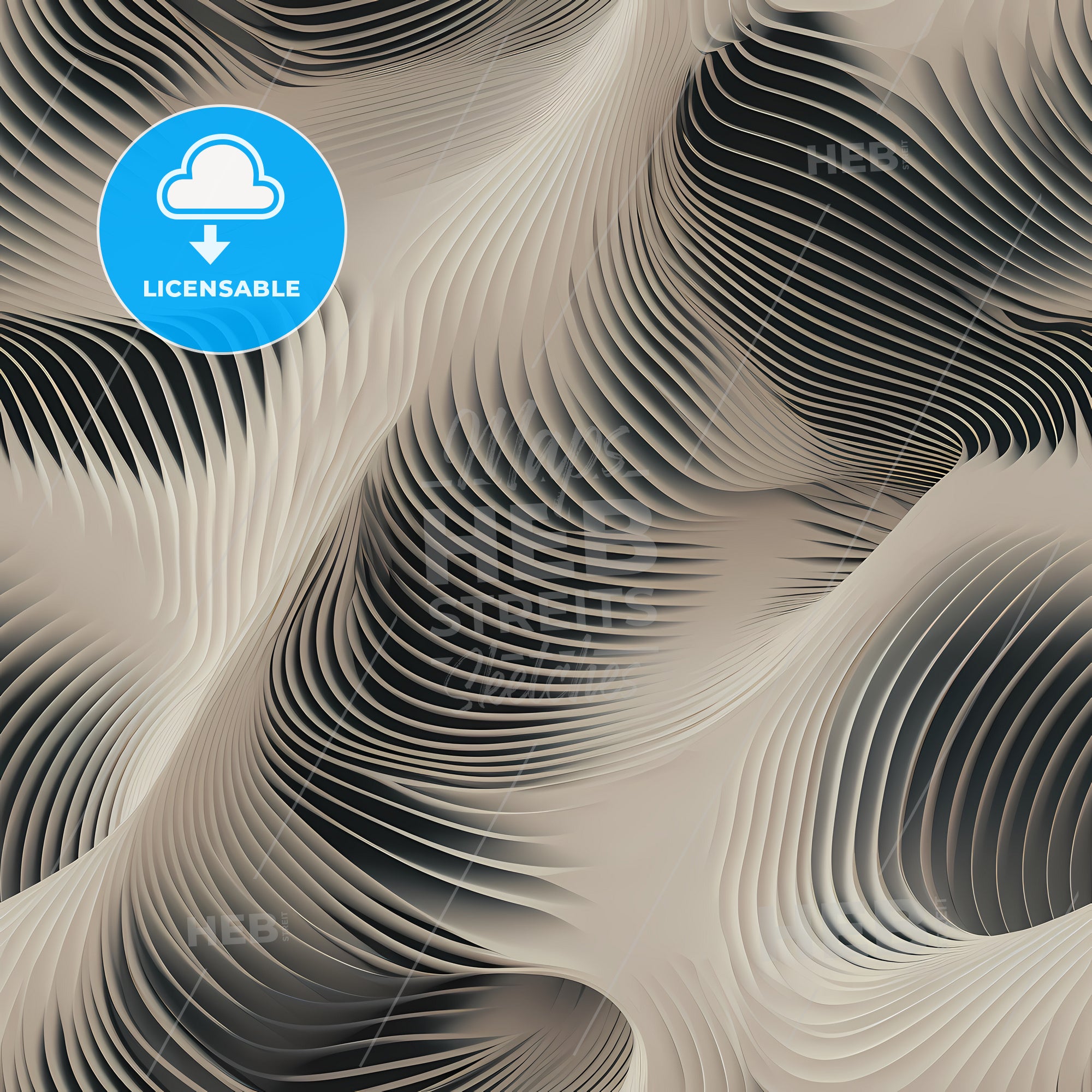 A White And Black Wavy Lines – HEBSTREITS