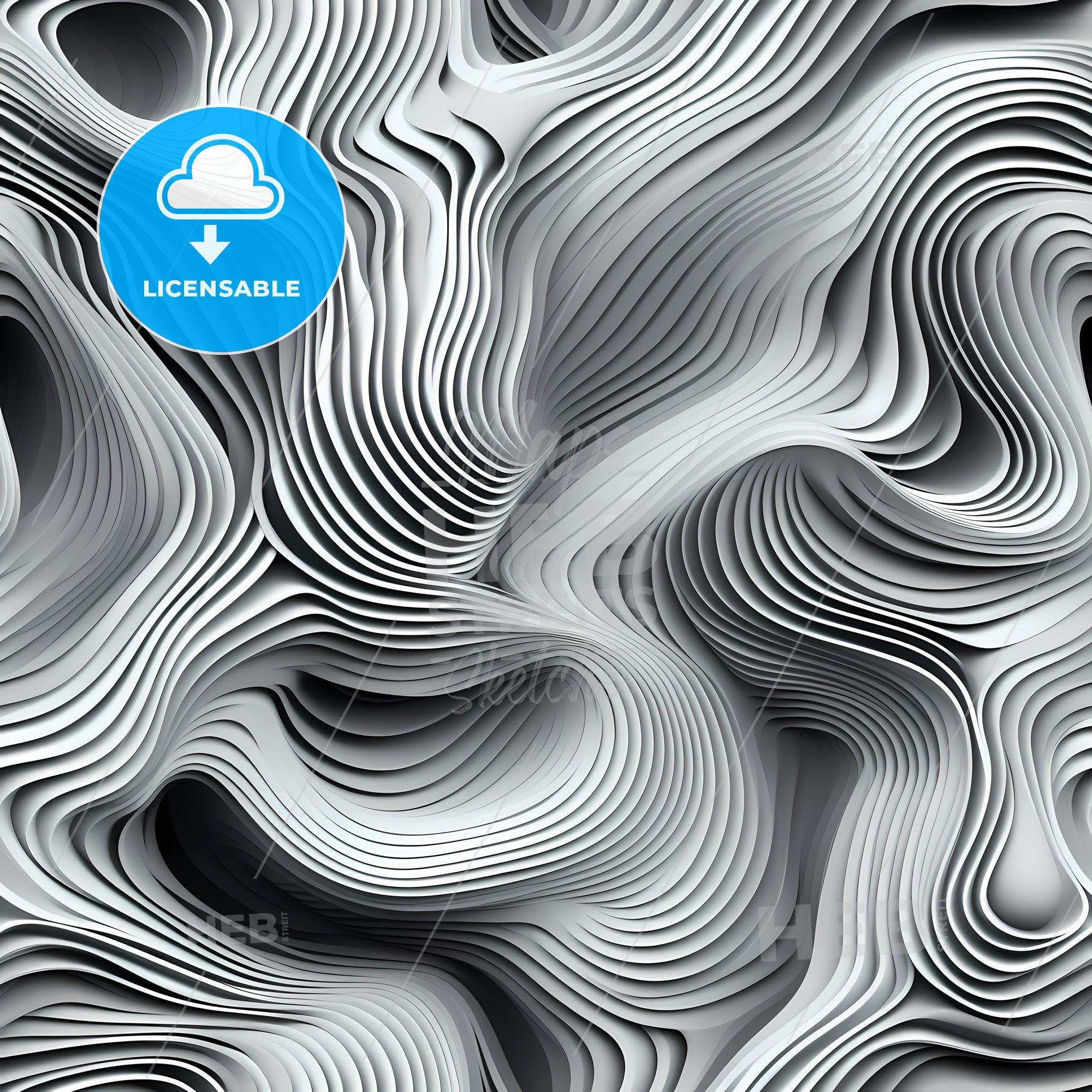 A White And Black Wavy Lines – HEBSTREITS