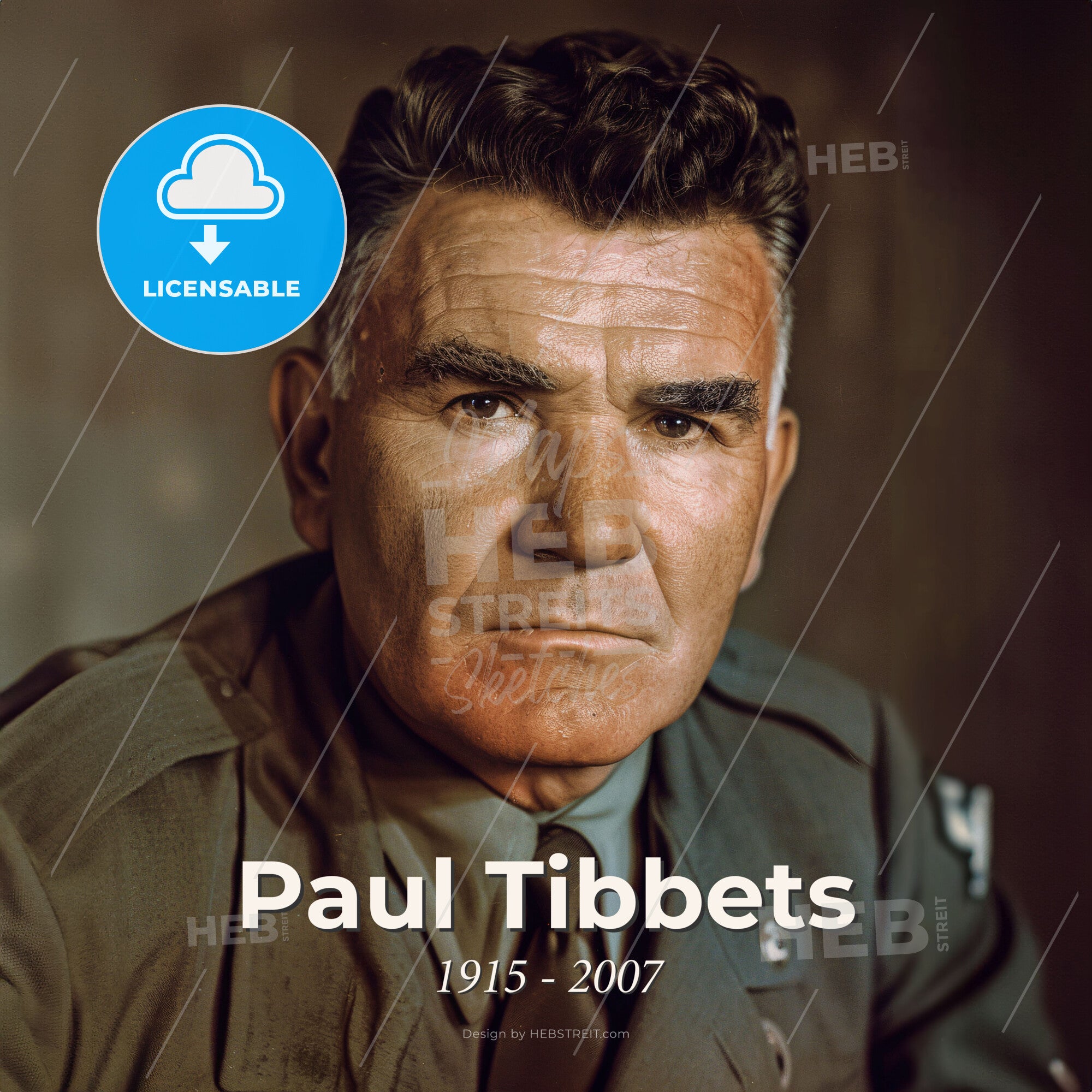 Paul Tibbets, 1915 - 2007, American Pilot - A Man In A Uniform – HEBSTREITS
