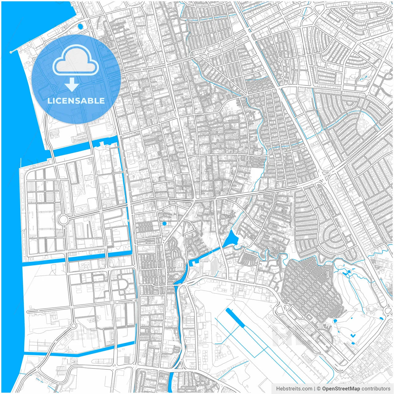 Pasay, Philippines, City Map With High Resolution Roads. – HEBSTREITS