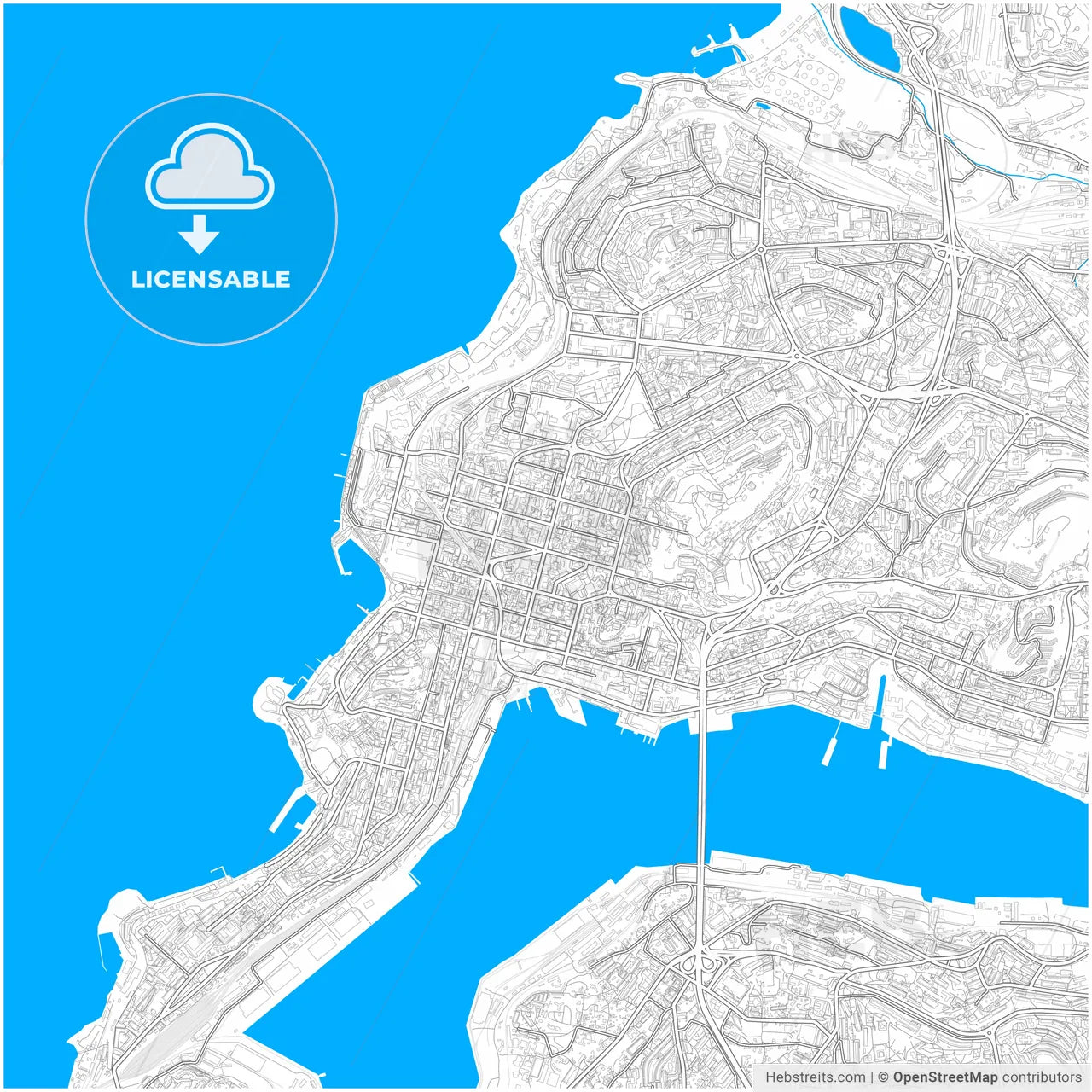Vladivostok, Primorsky Krai, Russia, City Map With High Resolution ...