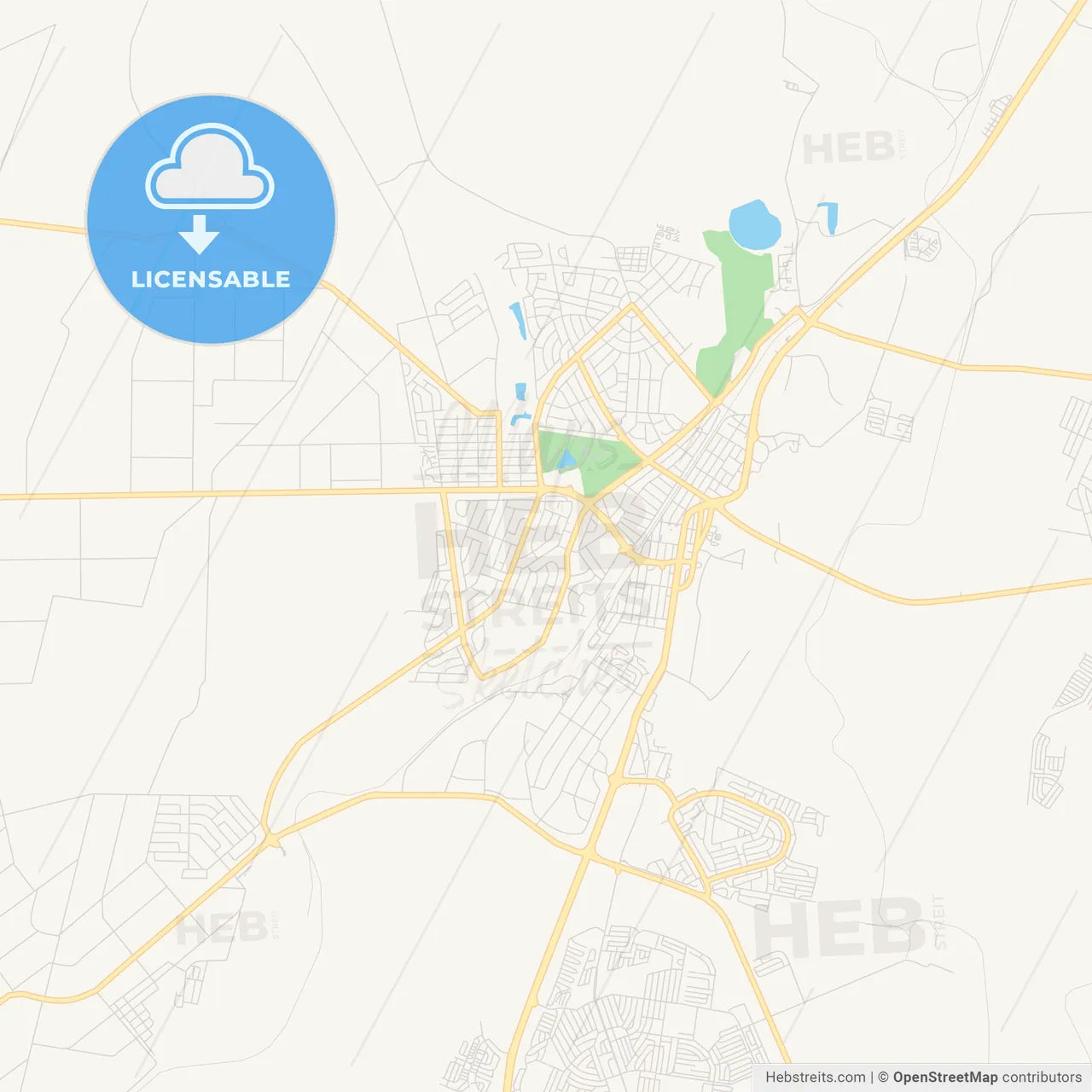 Printable Street Map Of Randfontein, South Africa – HEBSTREITS