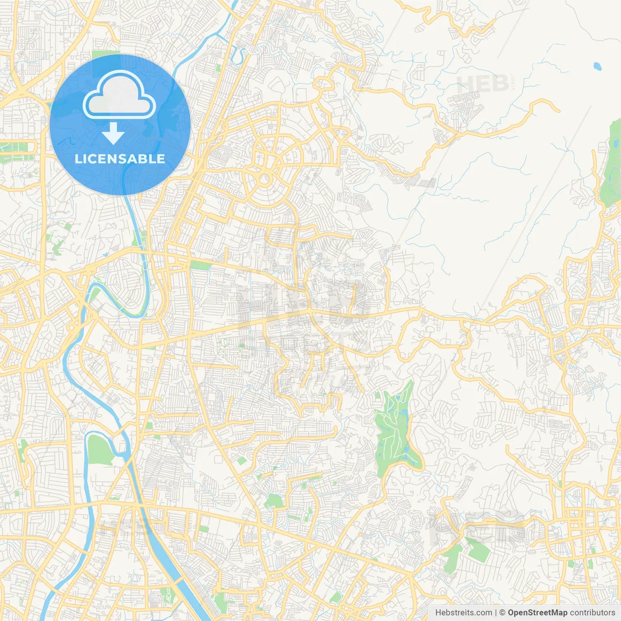 Printable Street Map Of Antipolo, Philippines – HEBSTREITS