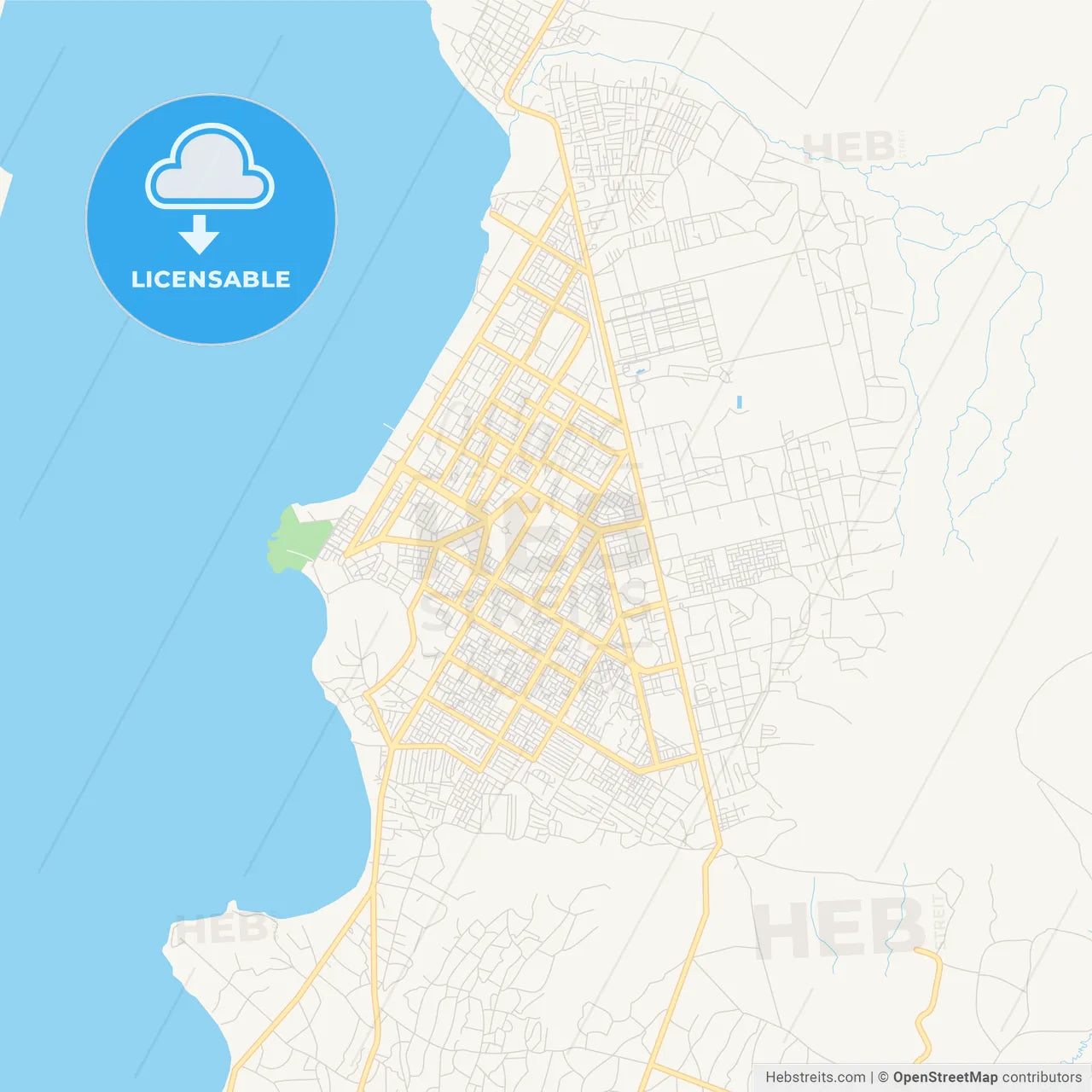 Printable Street Map Of Hawassa, Ethiopia – HEBSTREITS