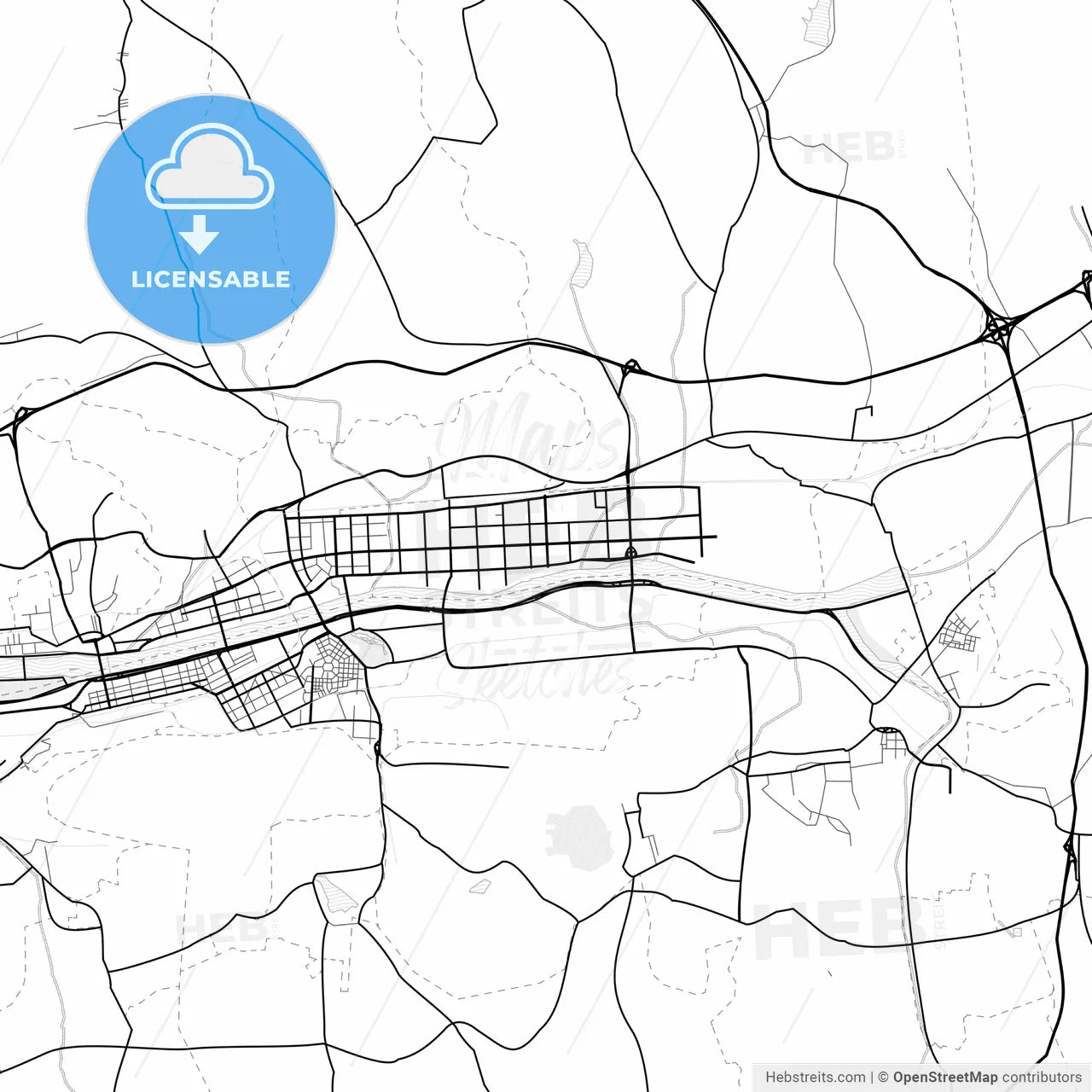 Vector Pdf Map Of Fushun, China – HEBSTREITS