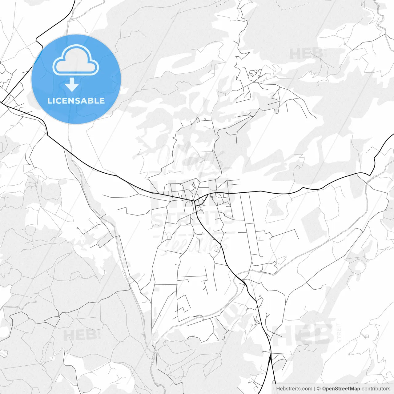 Vector Pdf Map Of Calvià, Spain – HEBSTREITS