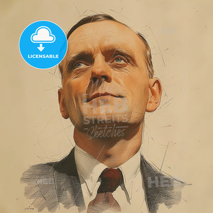 edwin hubble drawing