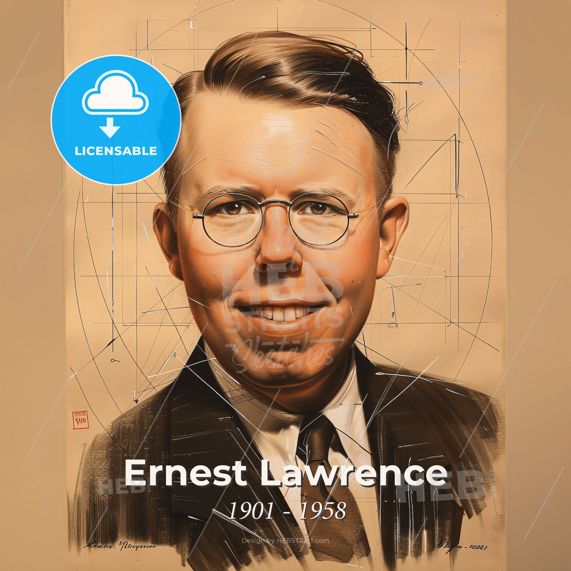 Ernest Lawrence, 1901 - 1958, American Physicist - A Man Wearing ...