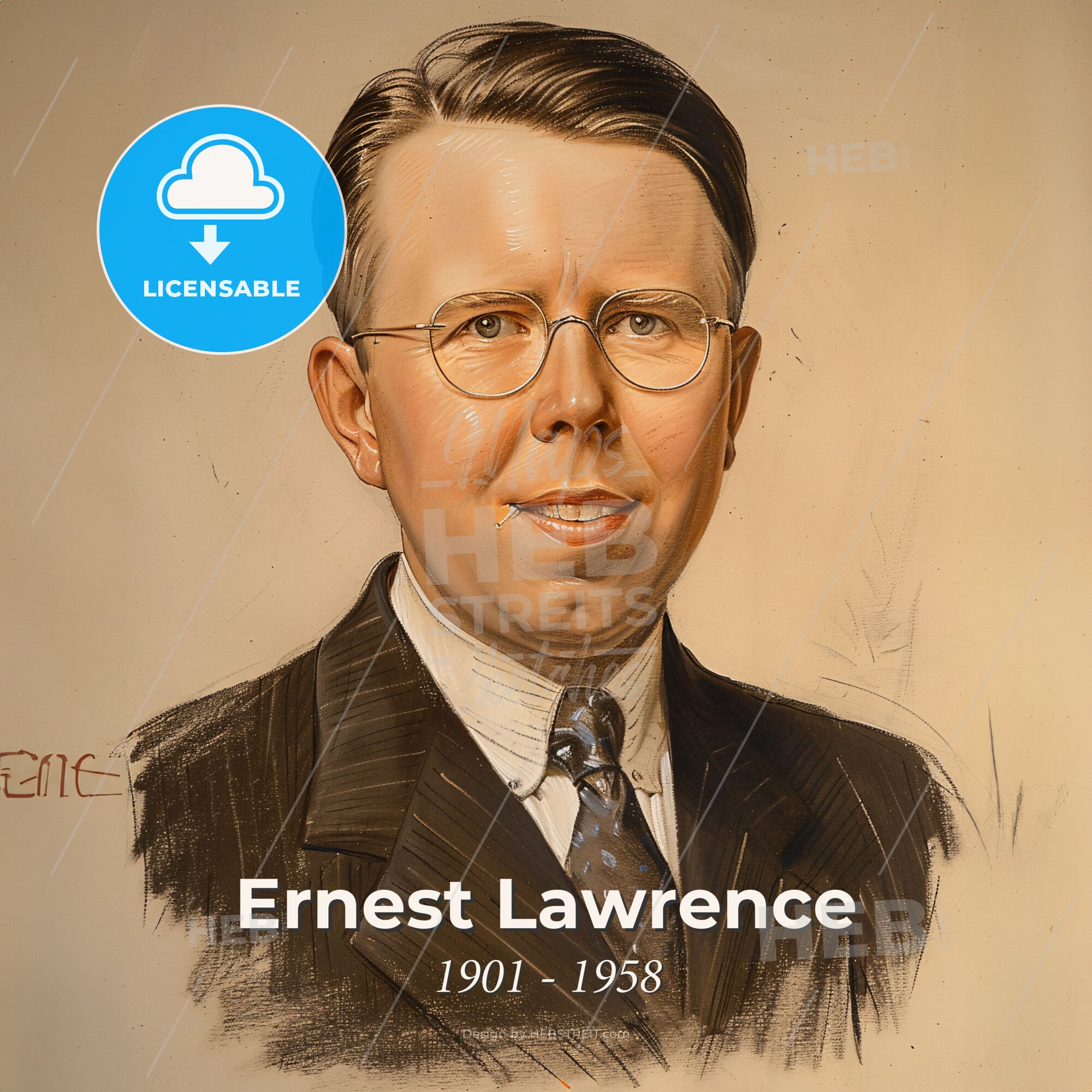 Ernest Lawrence, 1901 - 1958, American Physicist - A Man Wearing ...