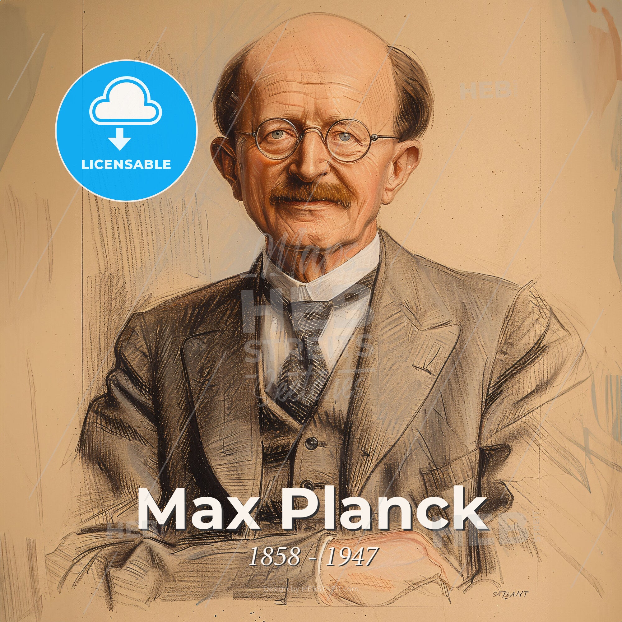 Max Planck, 1858 - 1947, German Physicist - A Man In A Suit And Tie ...