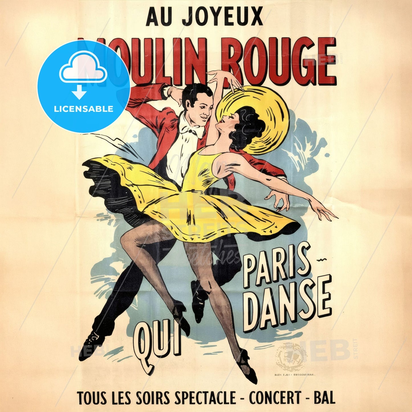 cabaret poster template