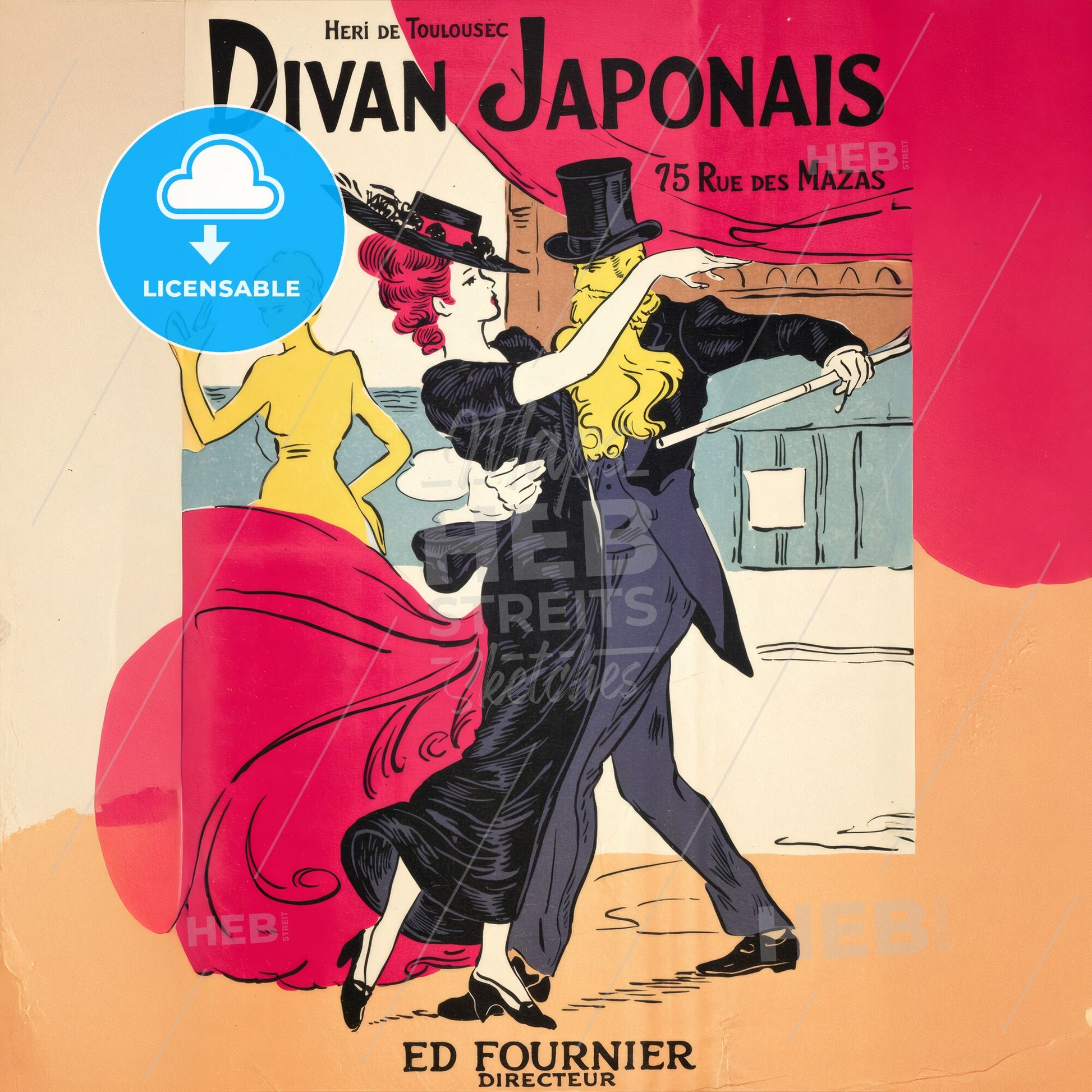 cabaret poster template