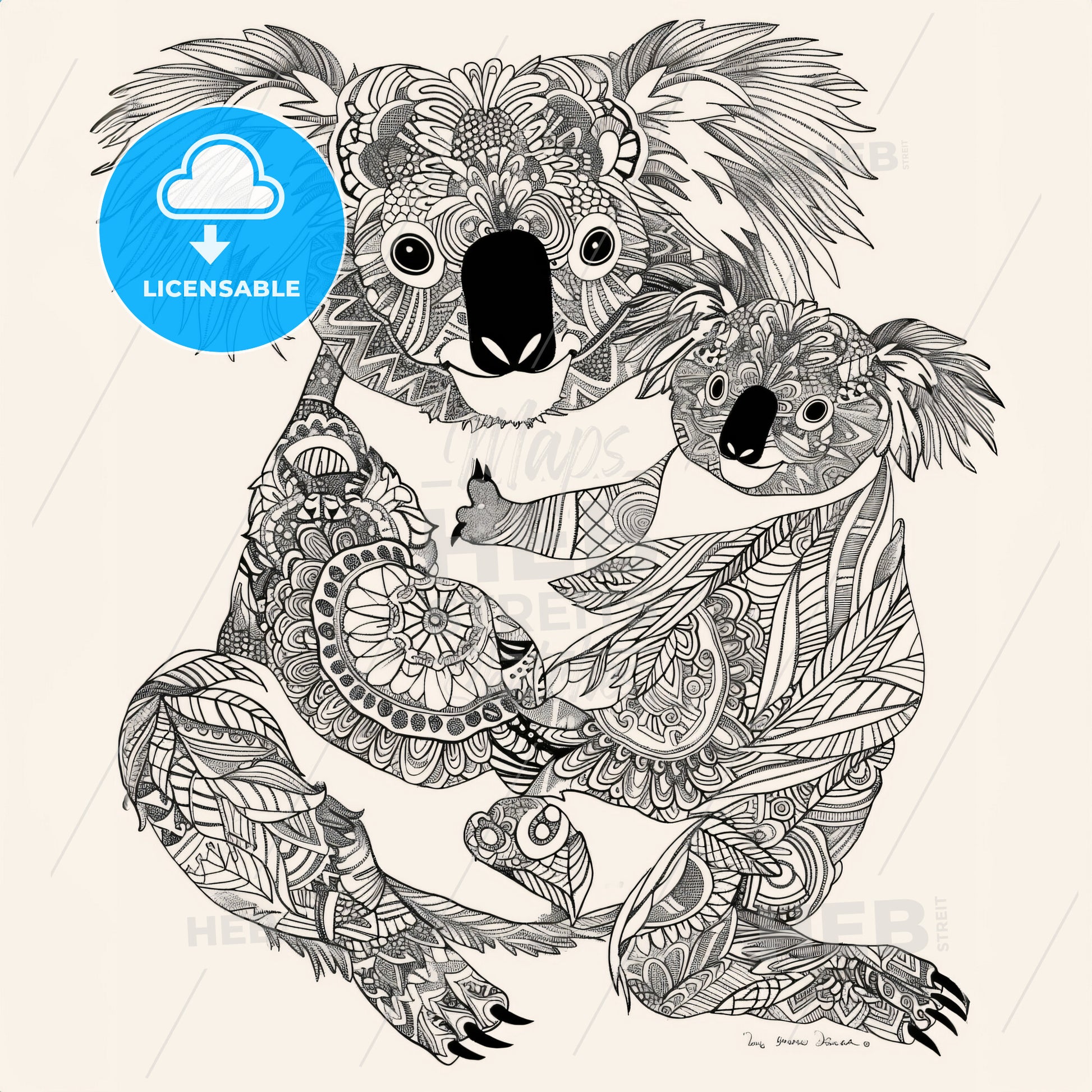 free coloring pages koala