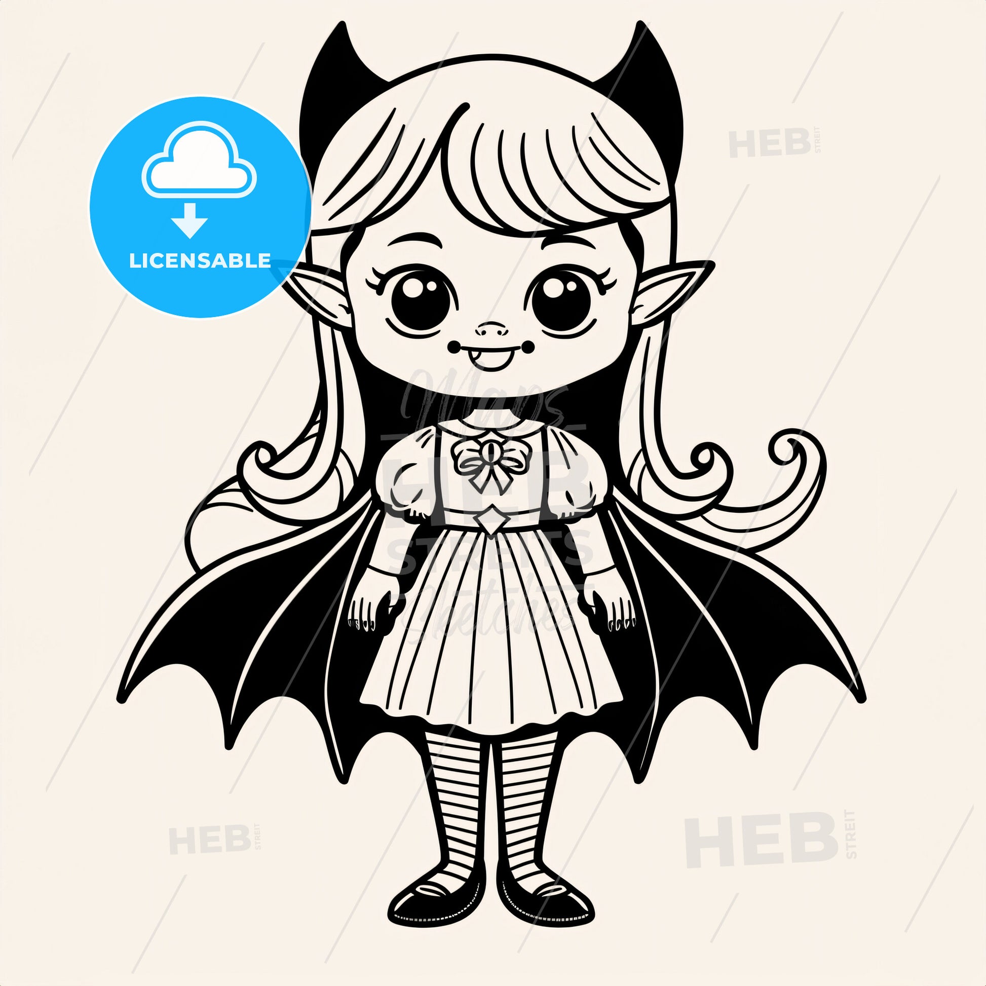 how to draw vampire girl step by step