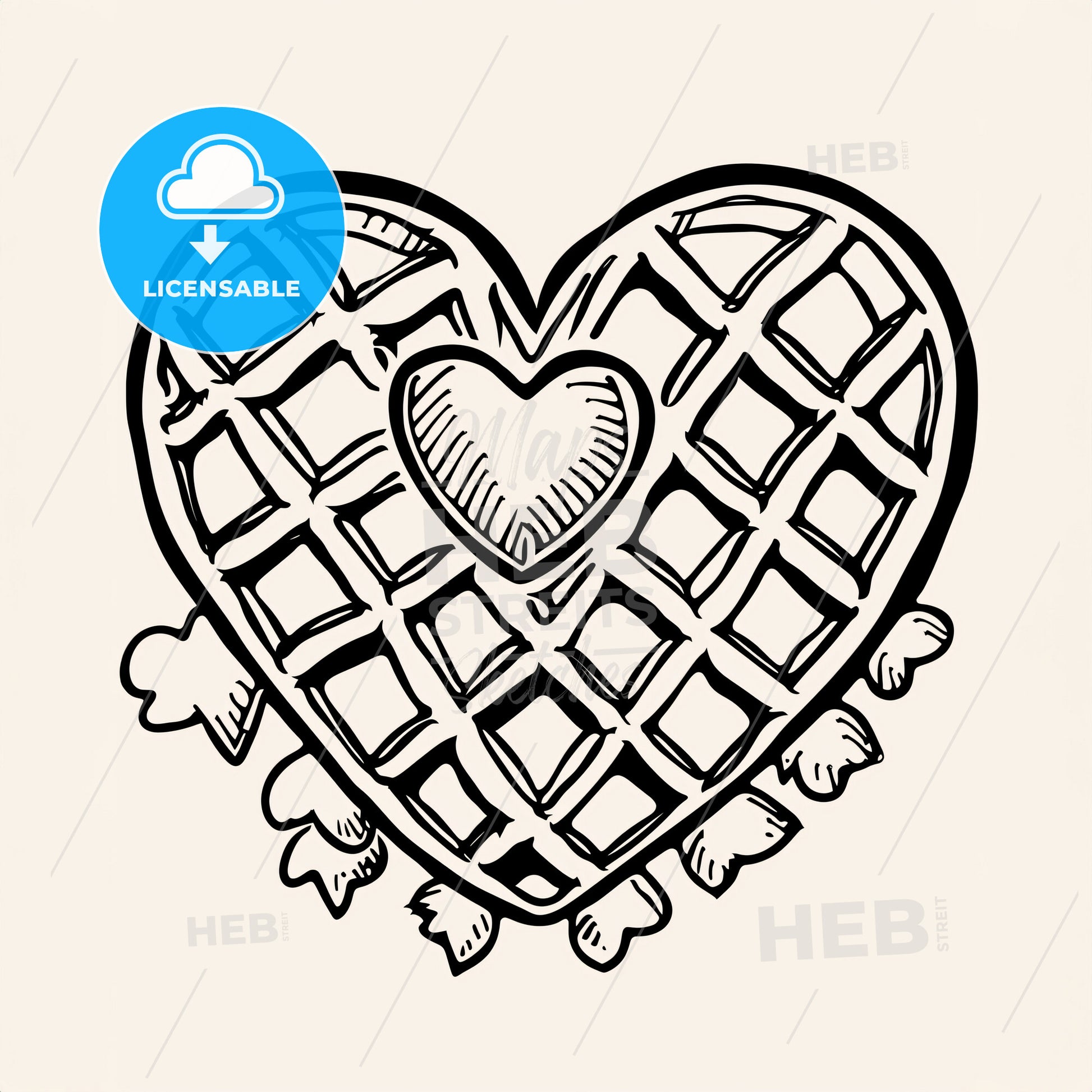 waffle coloring pages