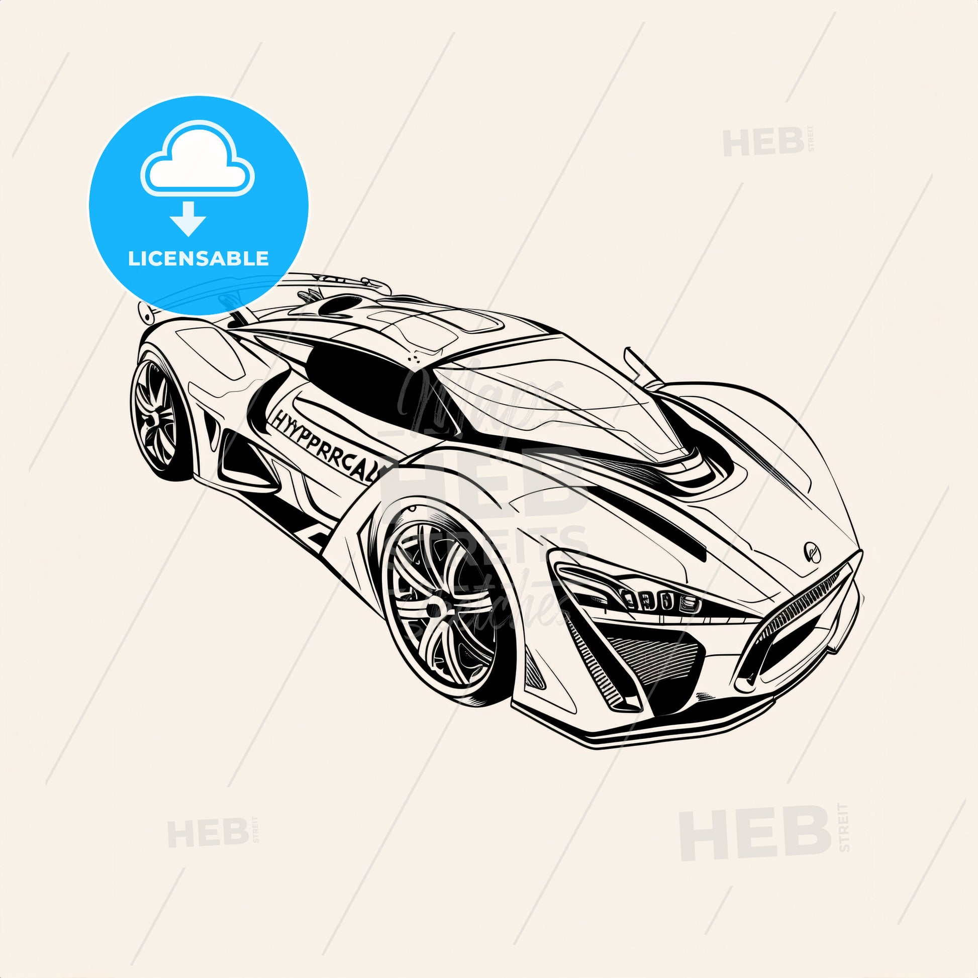 how to draw a hypercar