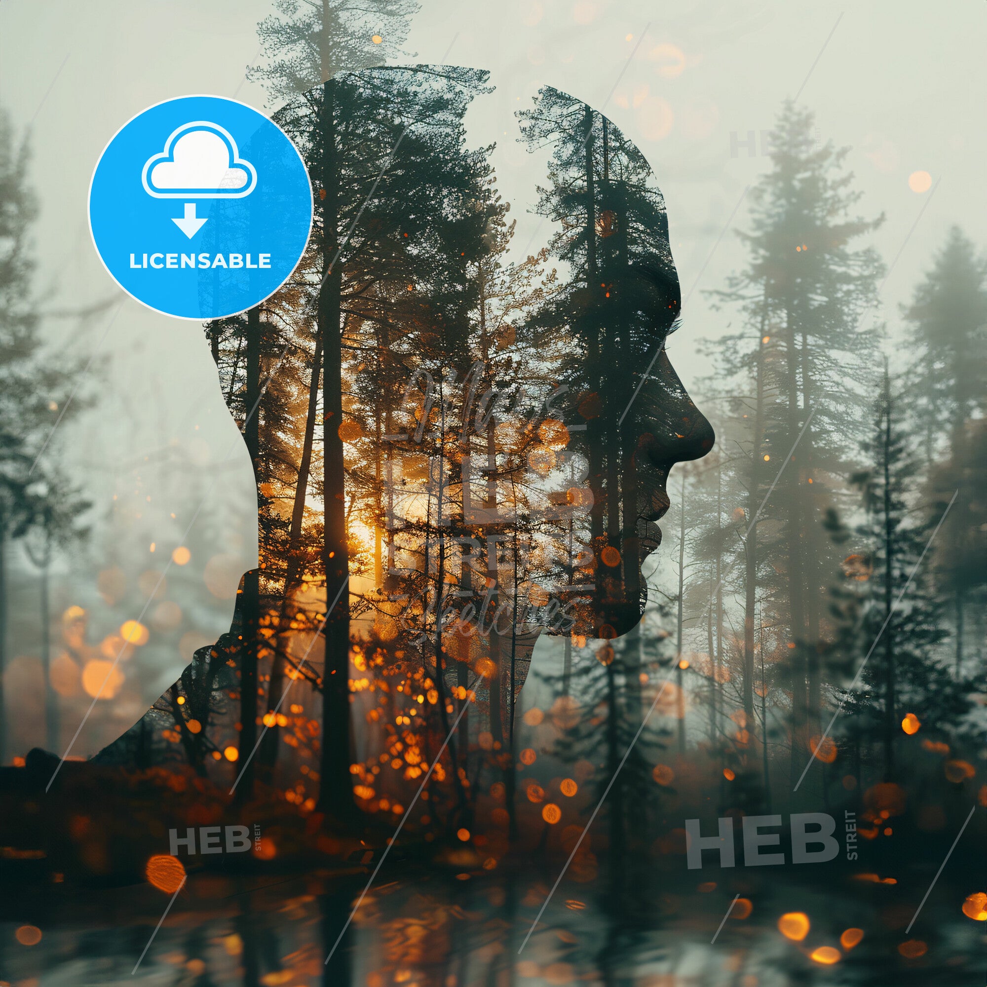Leadership Landscapes: Commanding the View - HEBSTREITS Stock Image