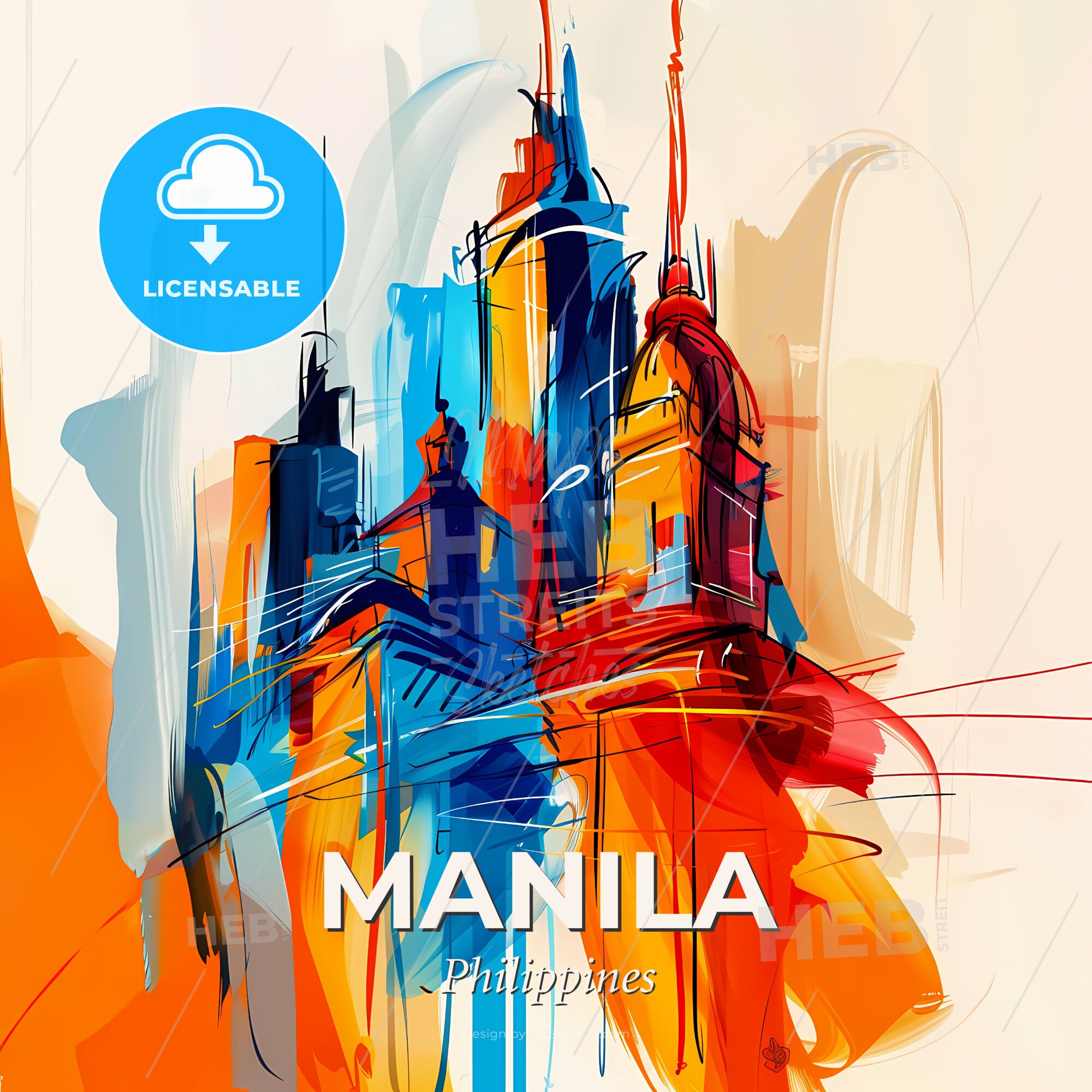 Vibrant Manila, Philippines - A Colorful Painting Of A City – HEBSTREITS