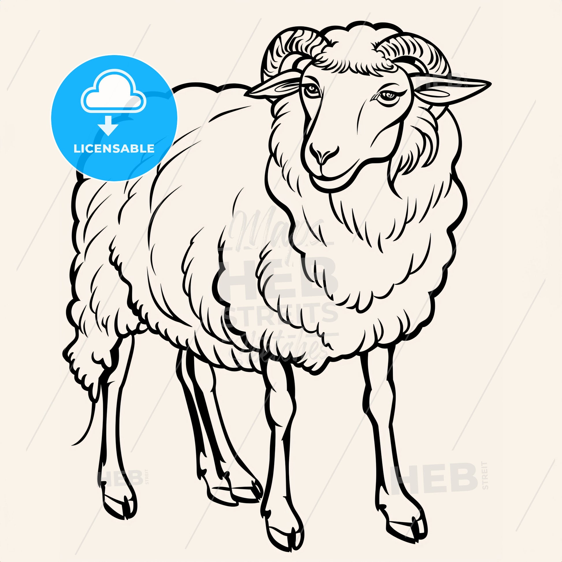 coloring pages sheep