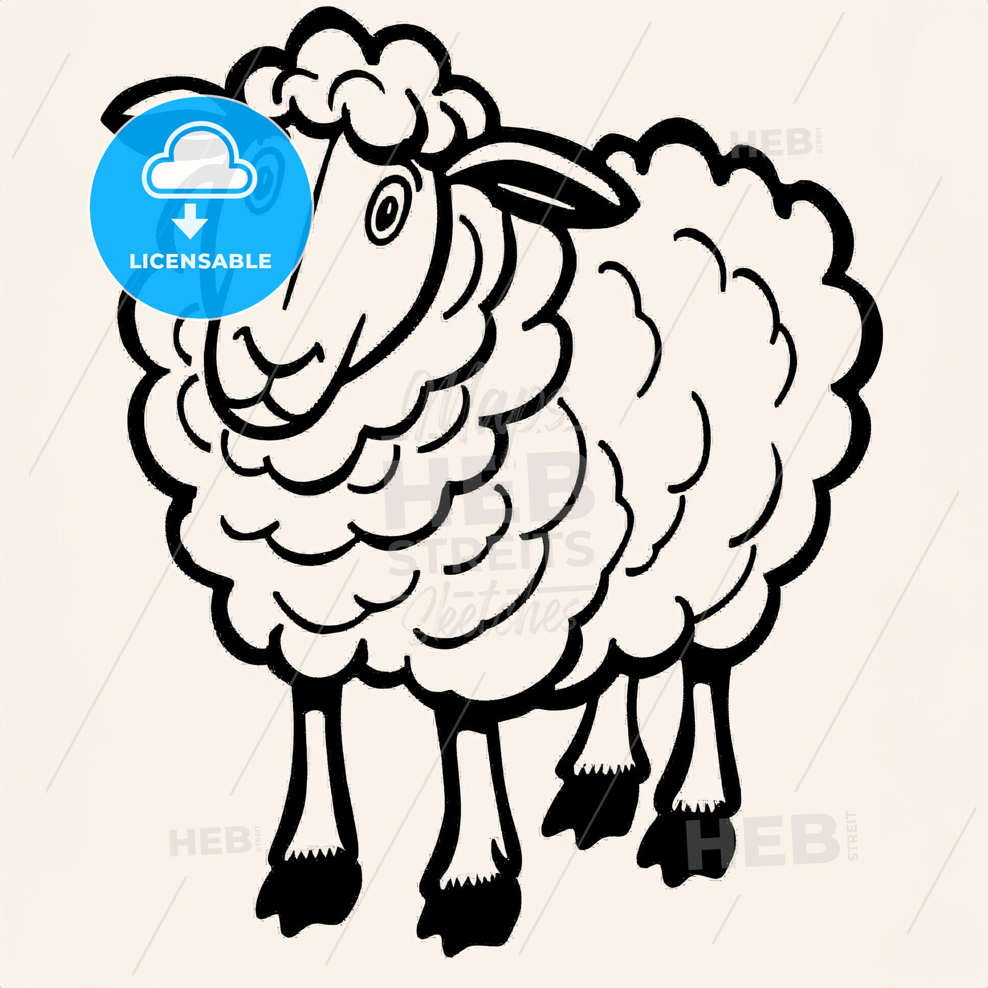 coloring pages sheep