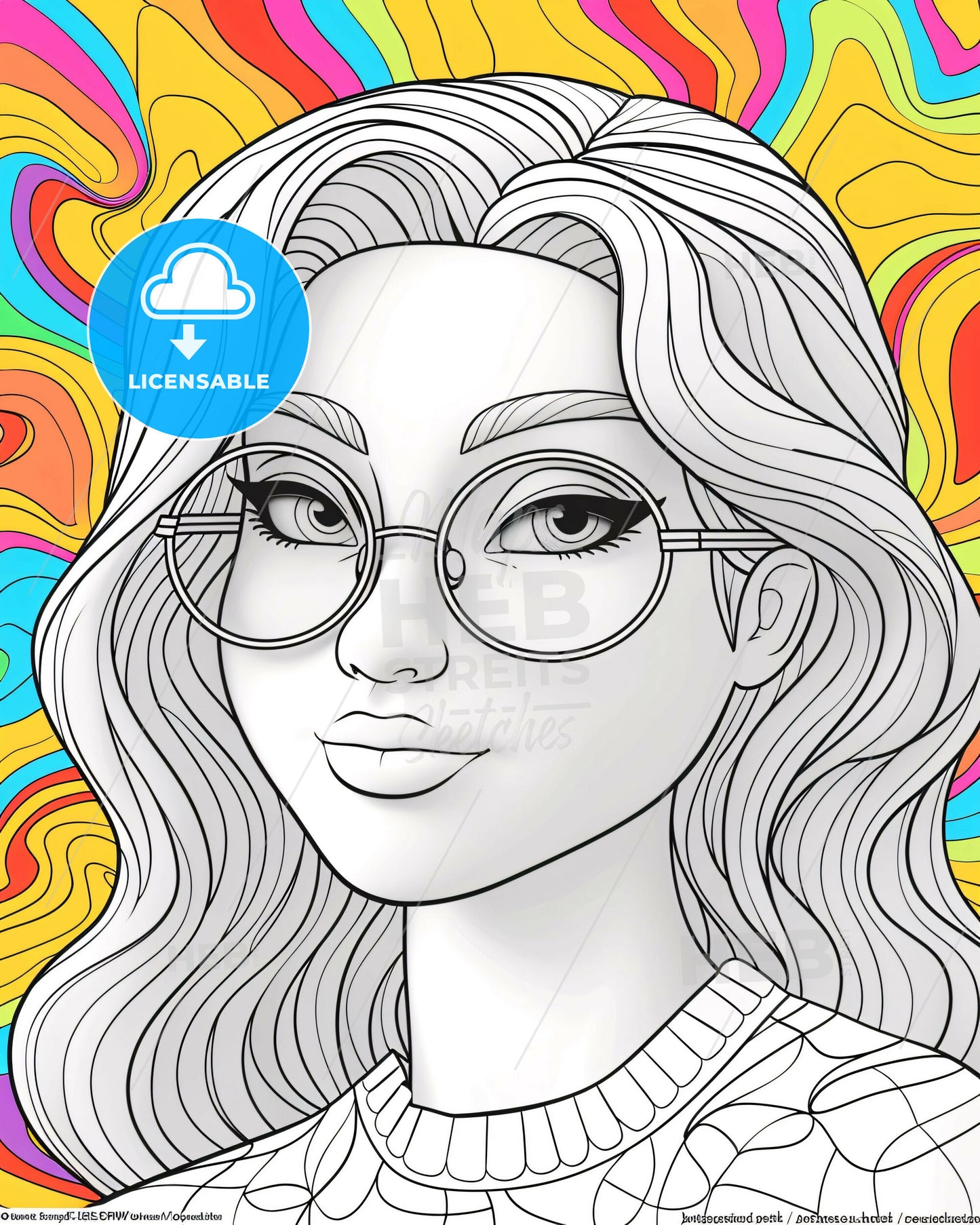 mona lisa coloring book