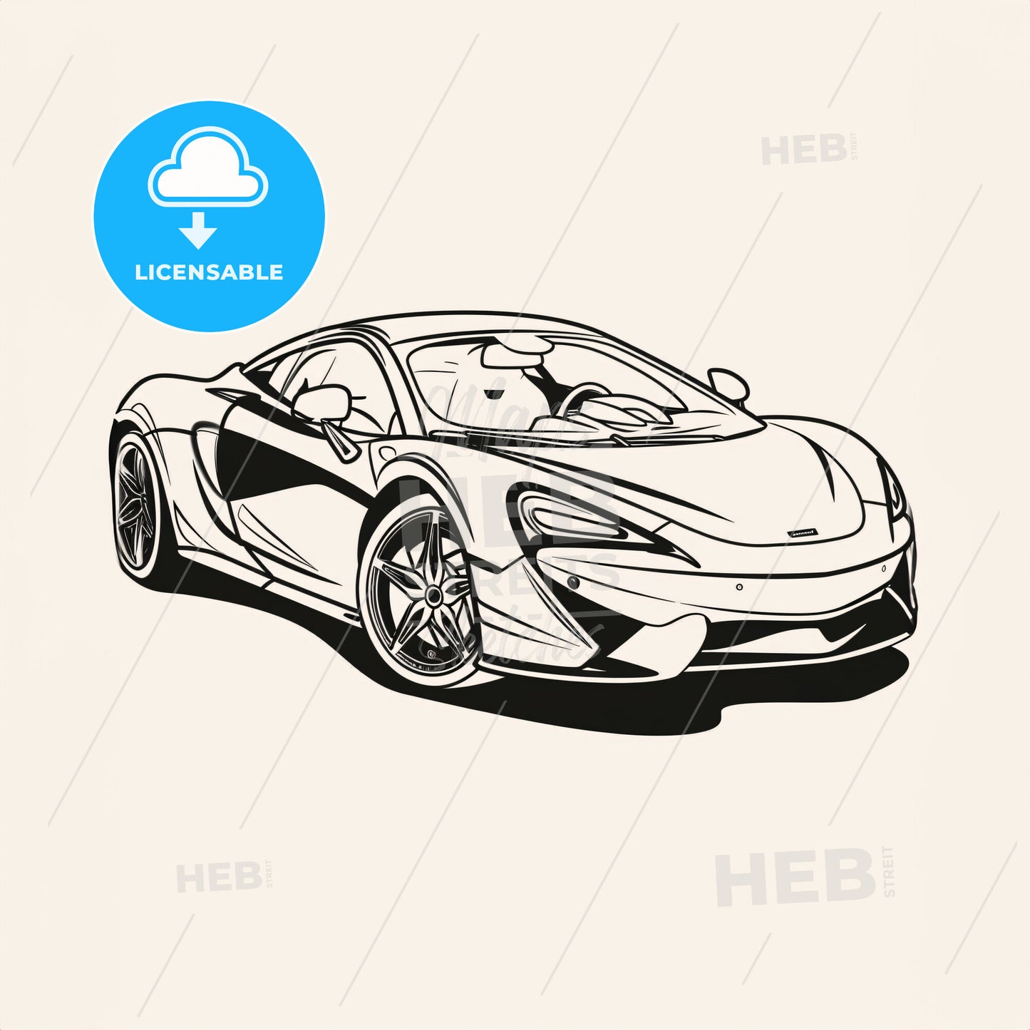 supercar colouring pictures
