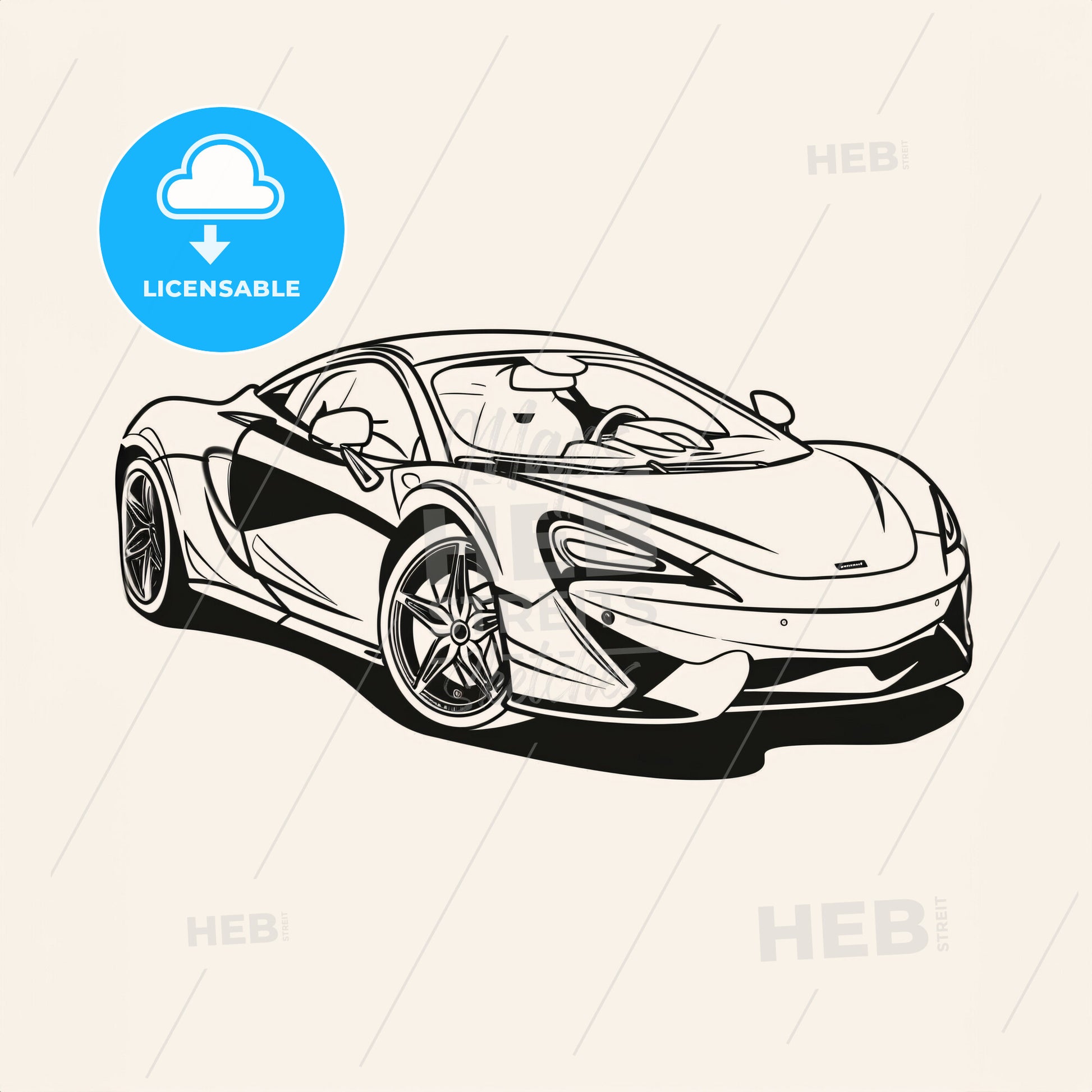 mclaren p1 coloring pages