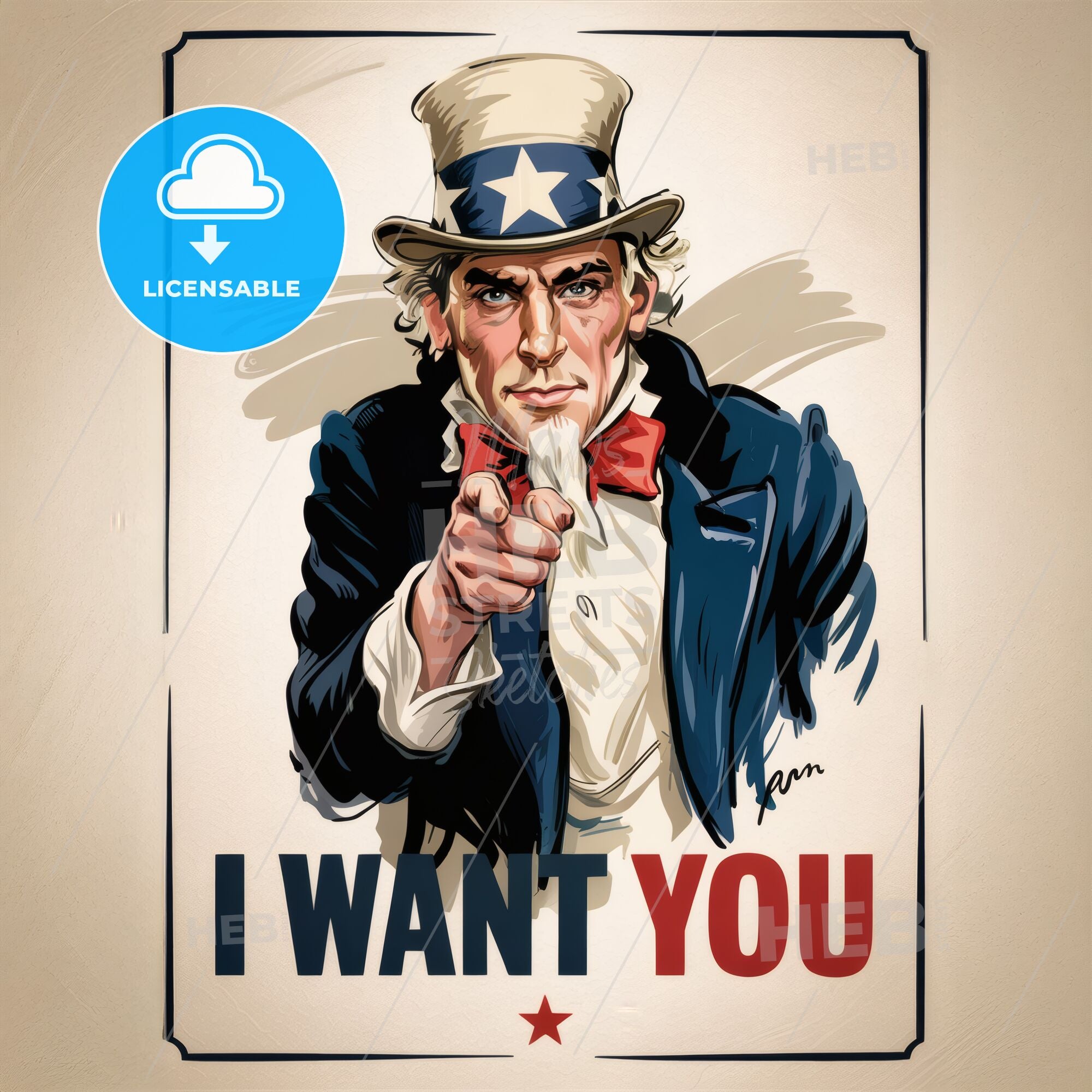 Uncle Sam Wants You: Iconic Vintage WWI Recruitment Poster - Framed Ar ...