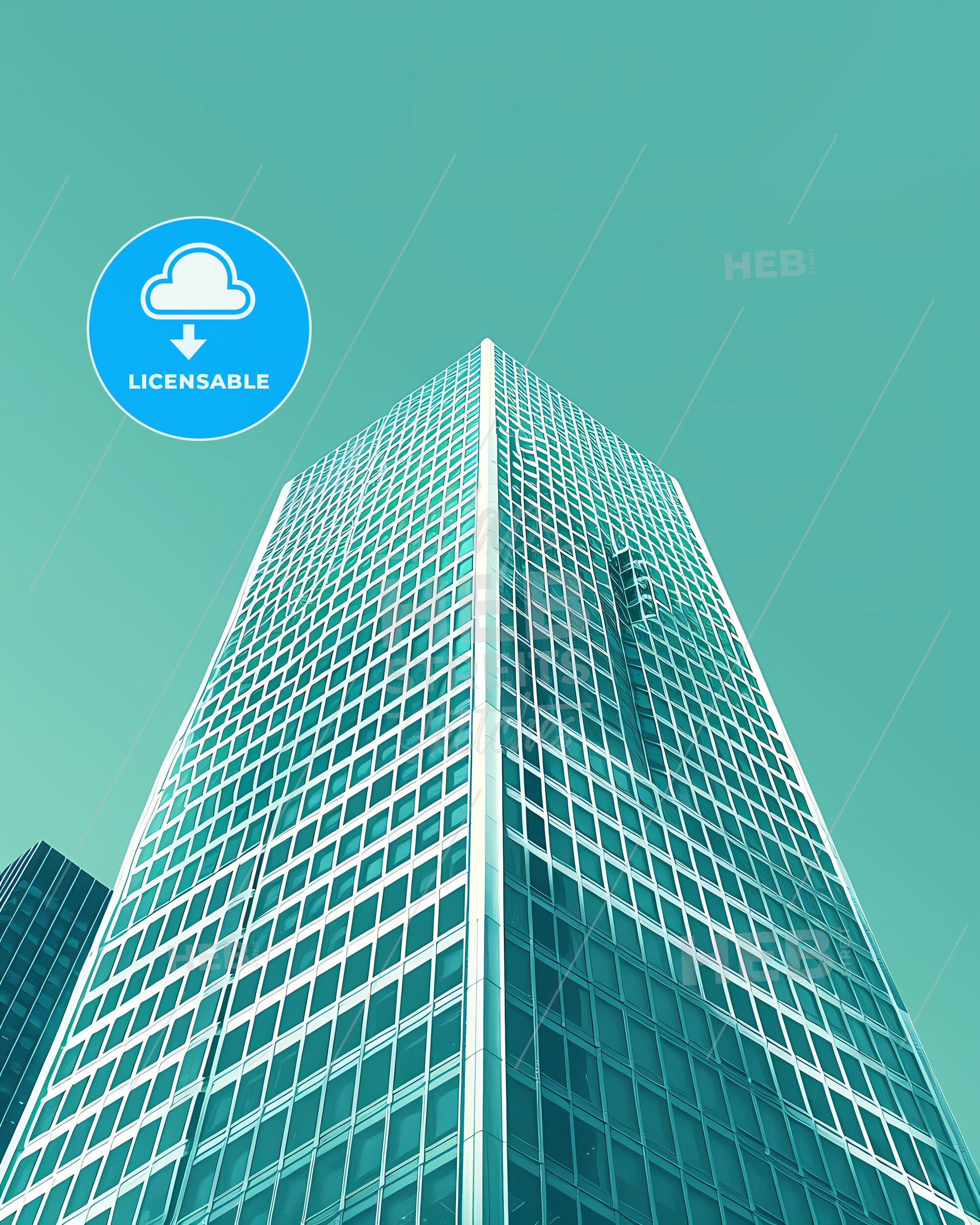 skyscraper background drawing