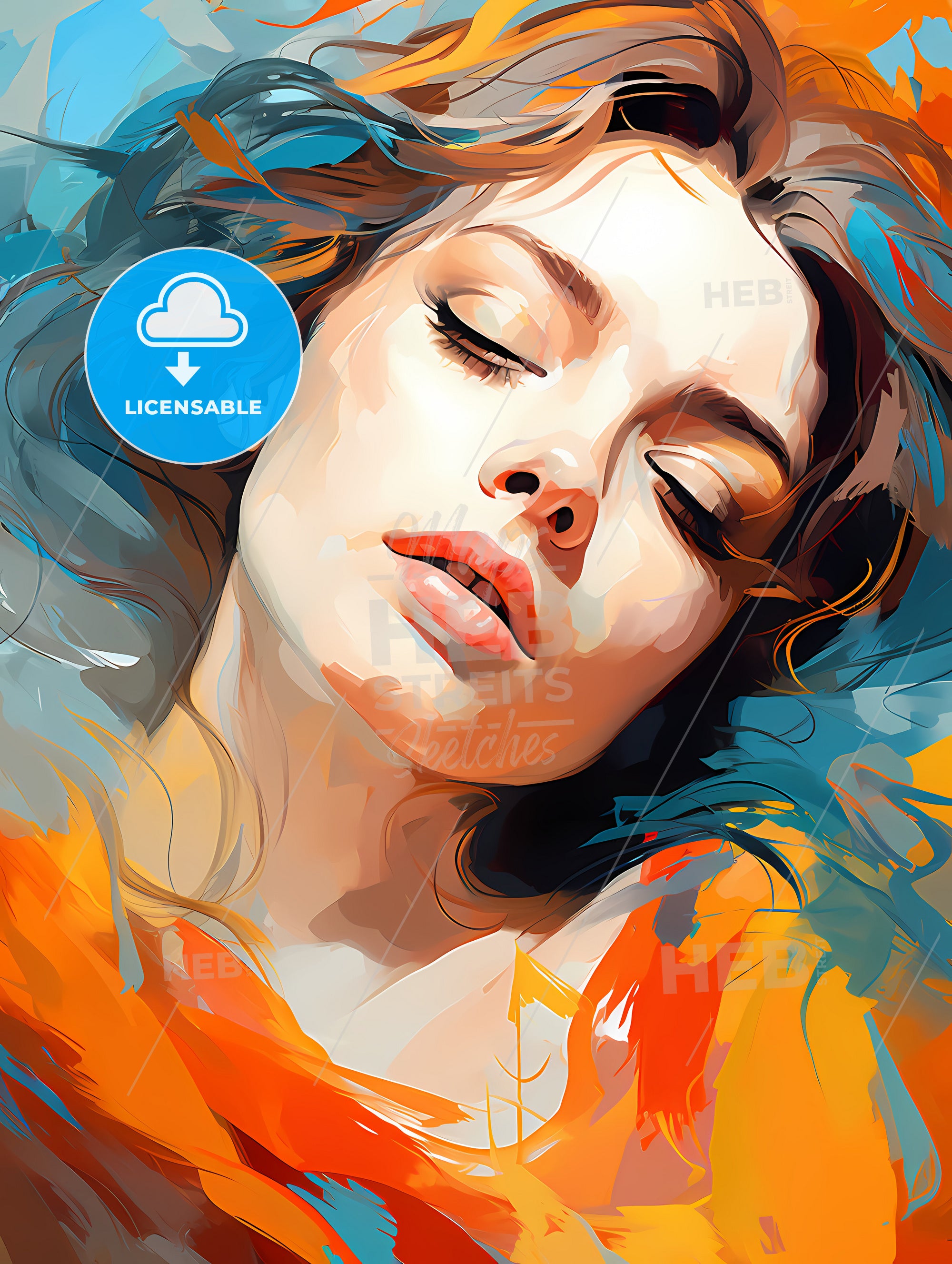 Line Drawing Art - HEBSTREITS Stock Image