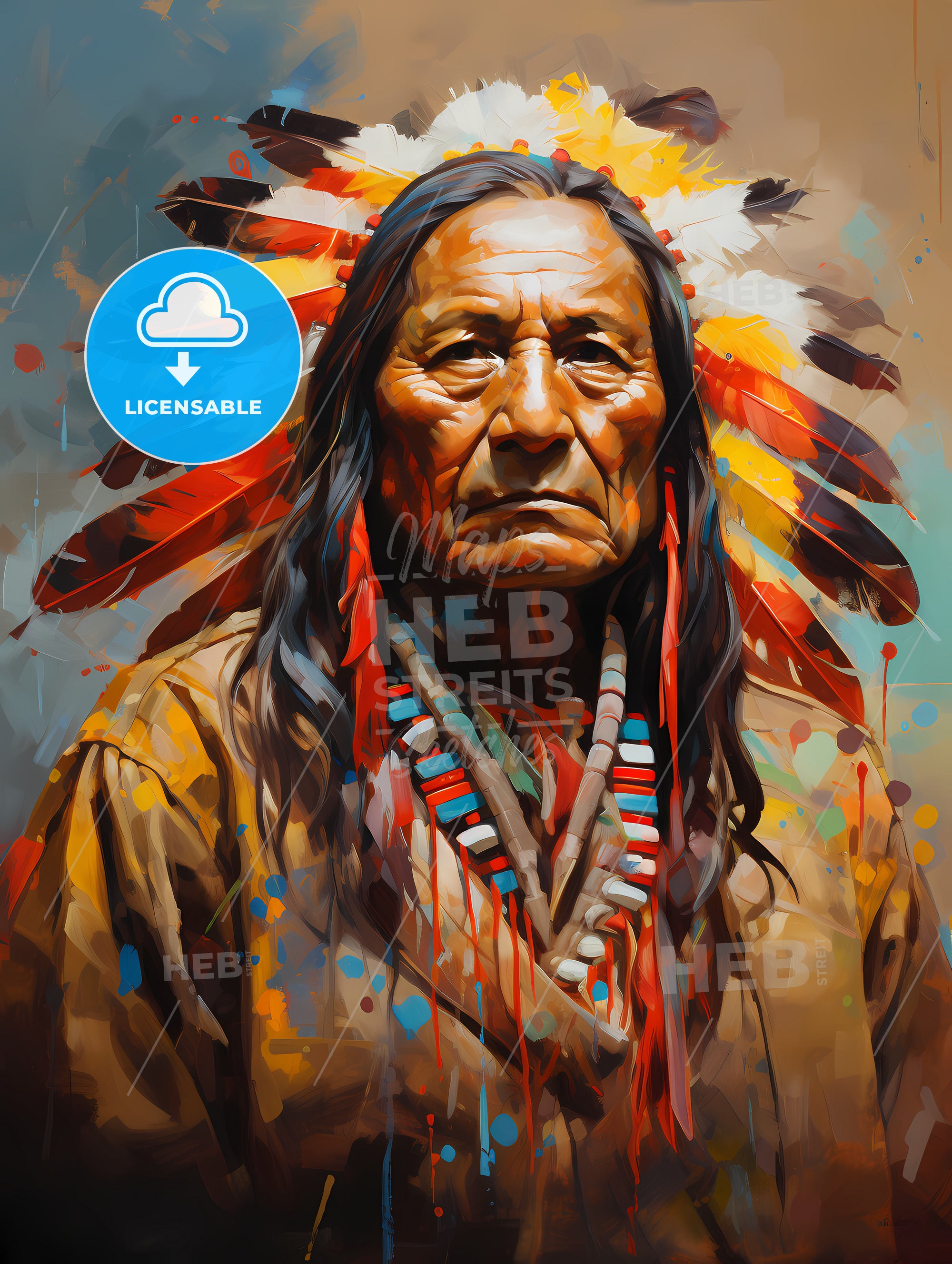 Sitting Bull Native American Leader – HEBSTREITS