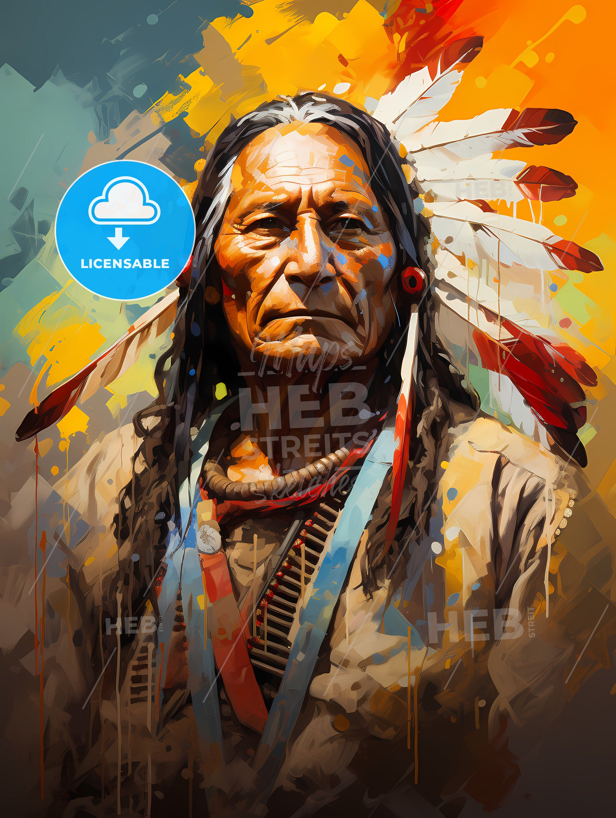 Sitting Bull Native American Leader – HEBSTREITS