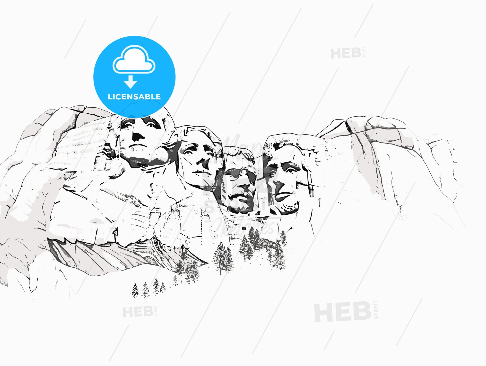 Four Presidents On Mount Rushmore – HEBSTREITS