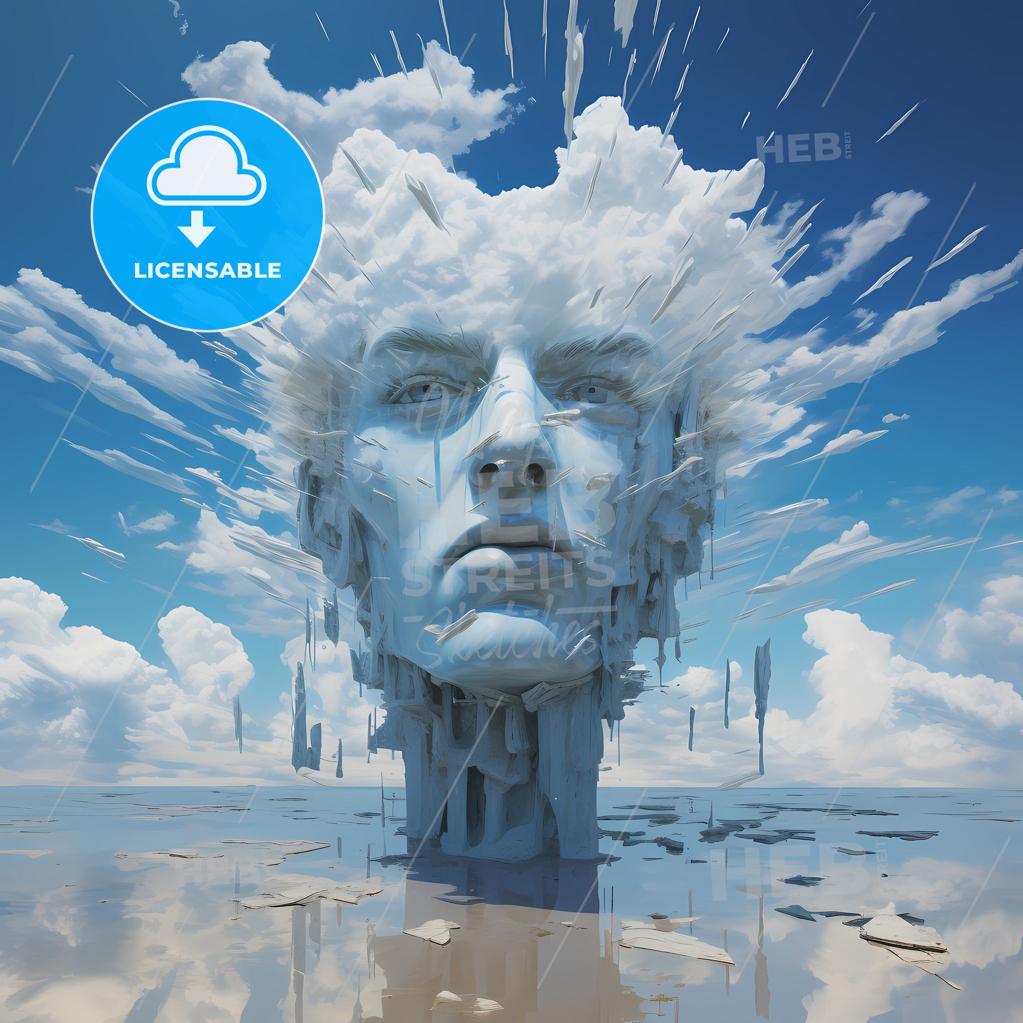 A Face Made Out Of Clouds – HEBSTREITS