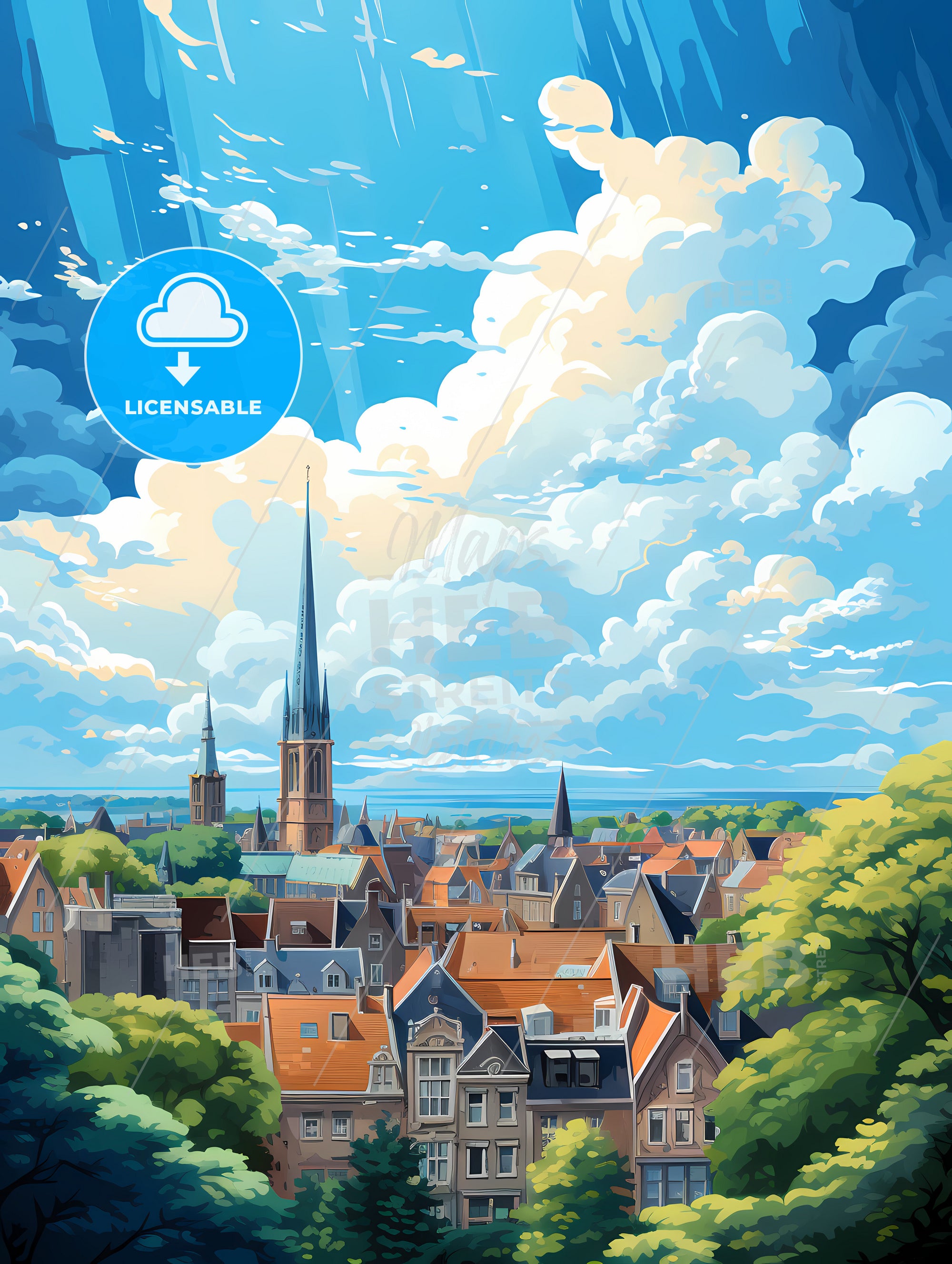 A City With A Tall Spire – HEBSTREITS