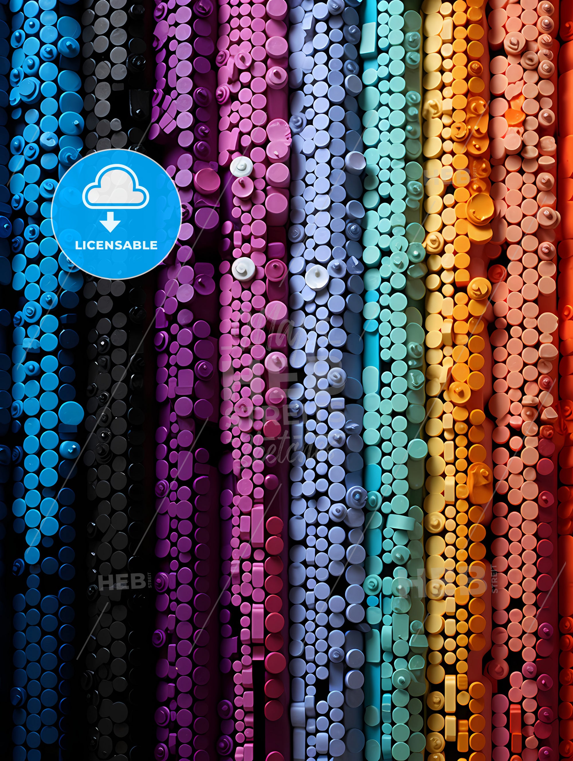 A Group Of Colorful Objects – HEBSTREITS
