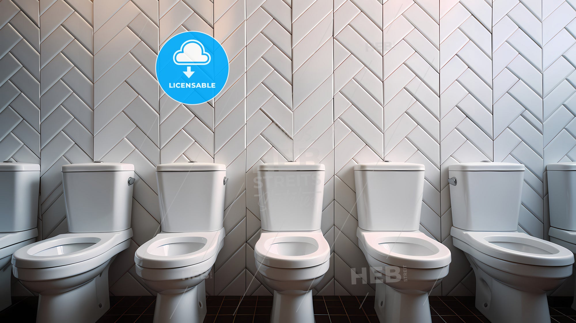 A Row Of Toilets In A Bathroom – HEBSTREITS