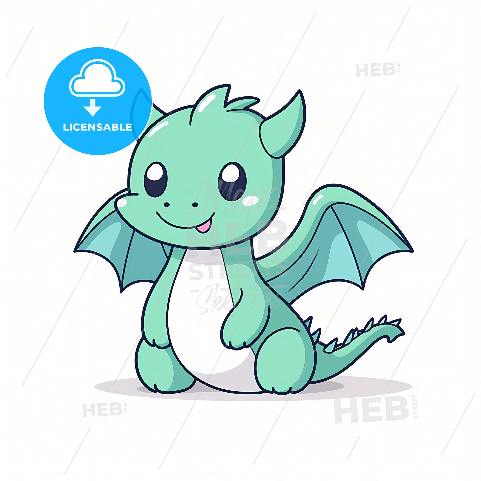 dragon simple cartoon