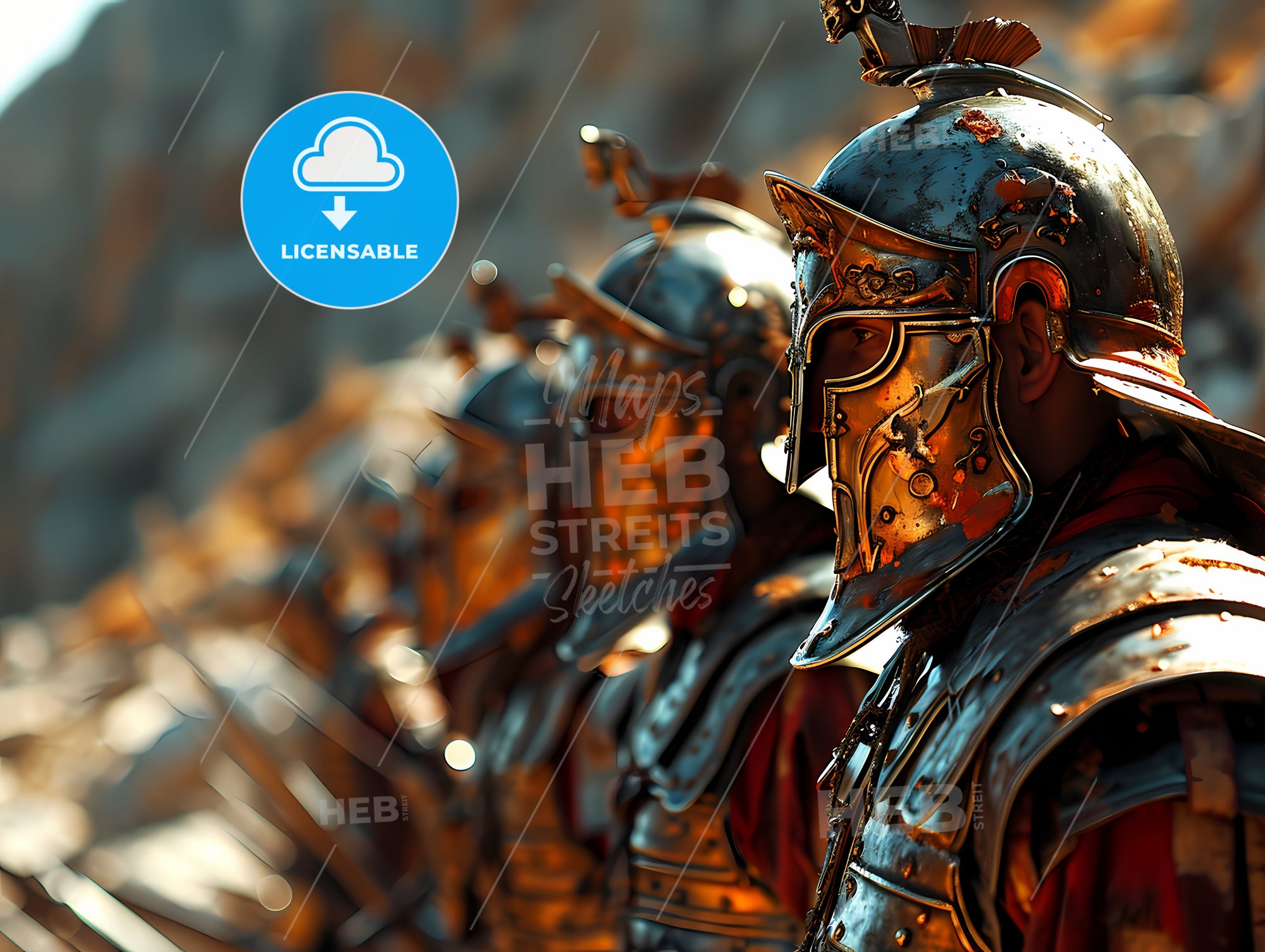 Historically Accurate Roman Legion, A Group Of Men Wearing Armor ...