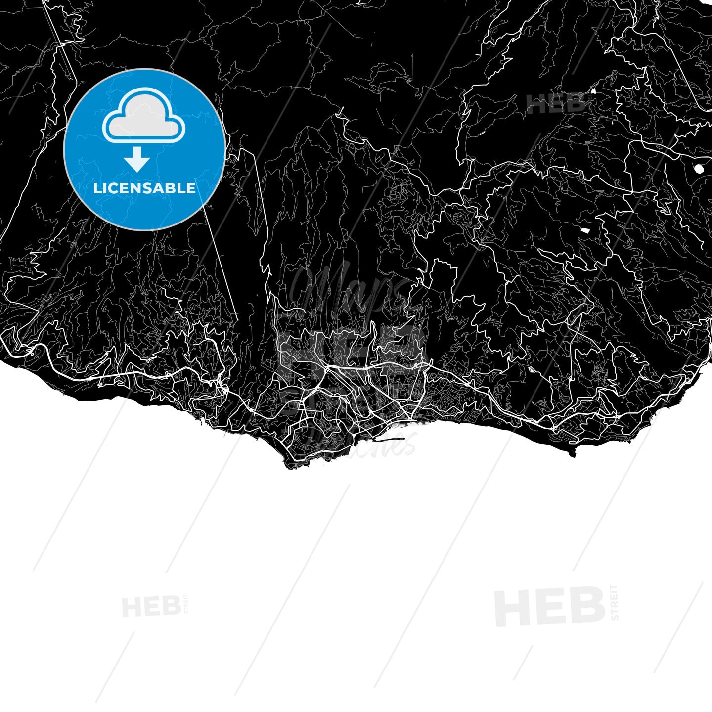 Area Map Of Funchal, Portugal – HEBSTREITS