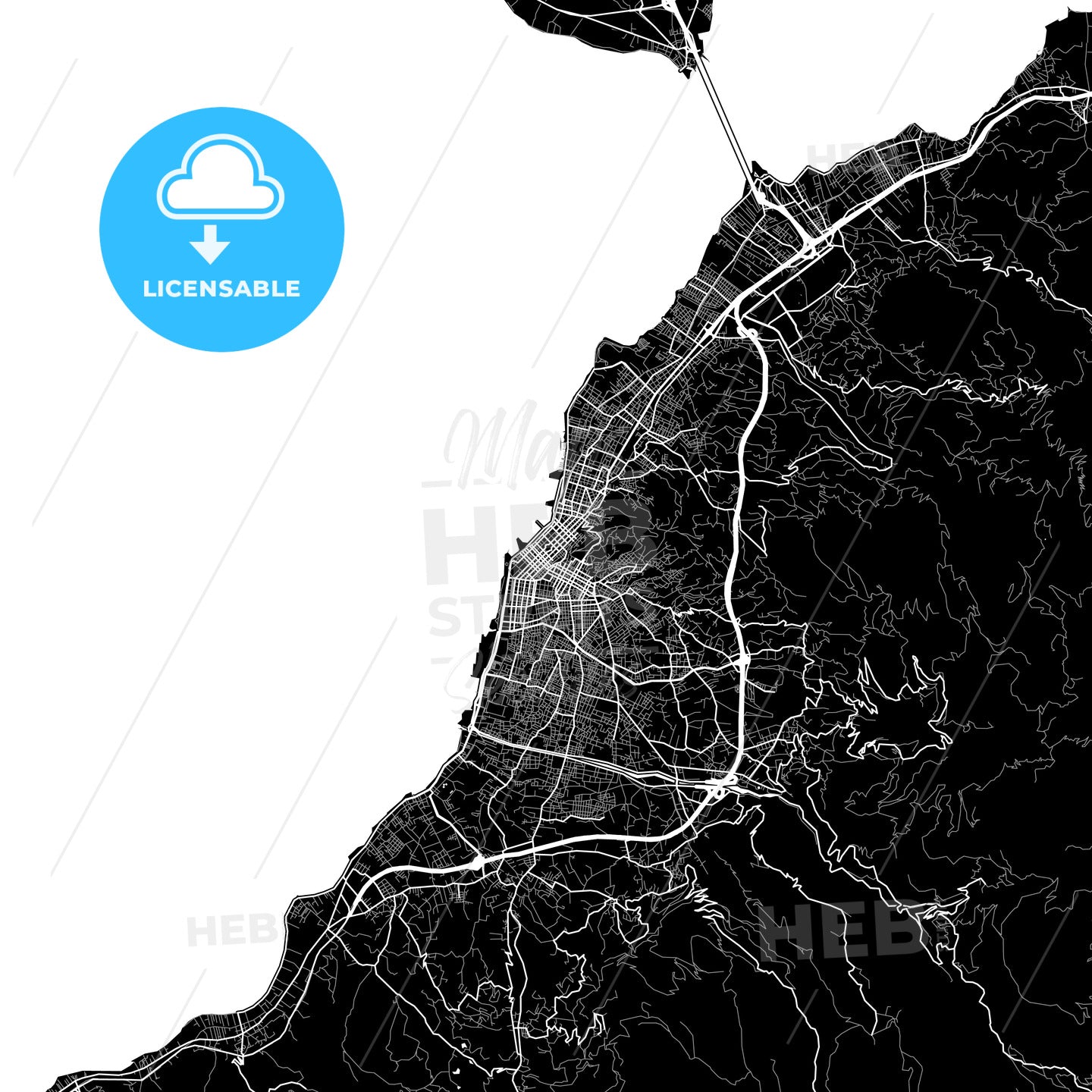 Area Map Of Patras, Greece – HEBSTREITS