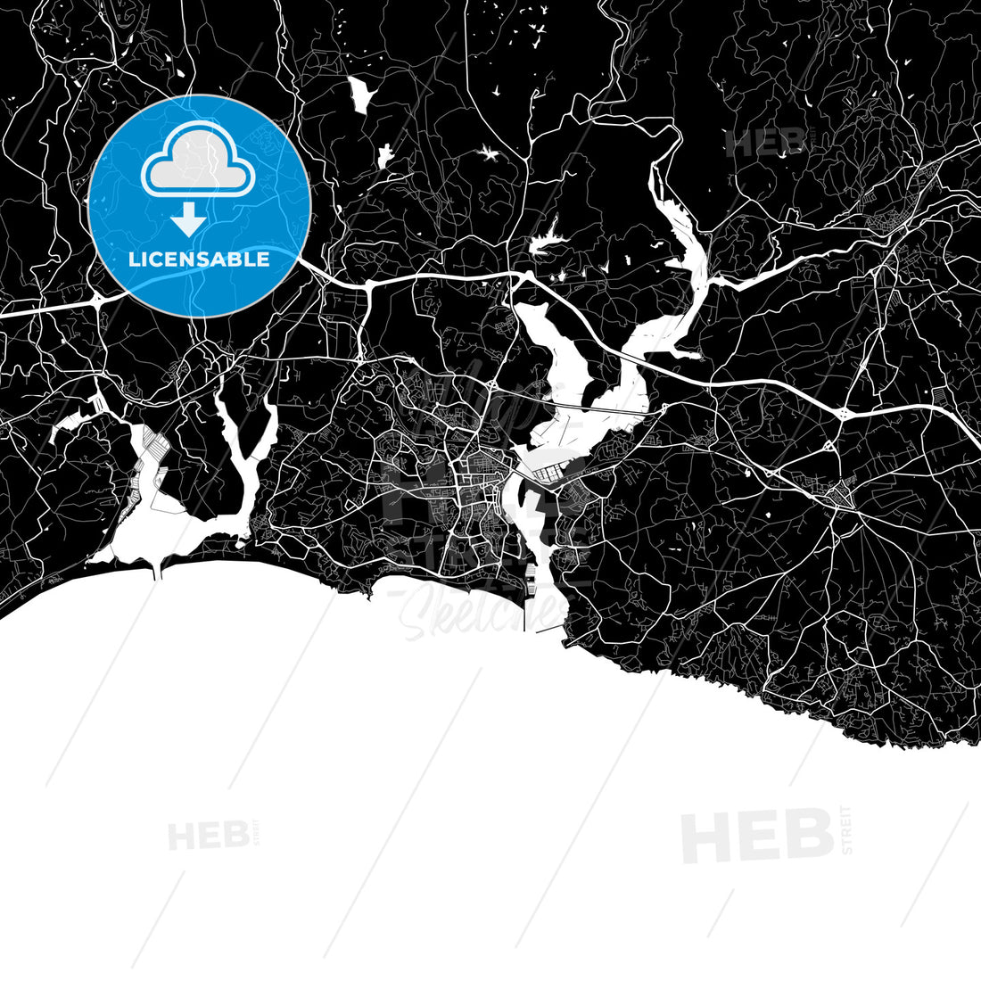 Area Map Of Portimão, Portugal – HEBSTREITS