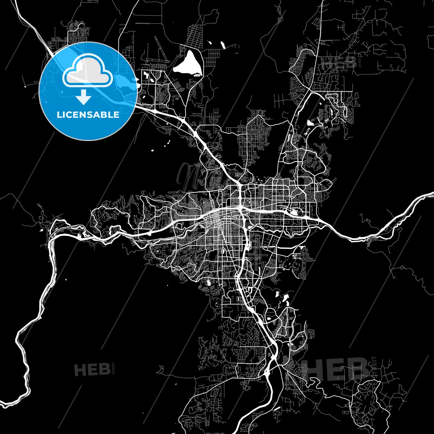 Area Map Of Reno, Usa – HEBSTREITS