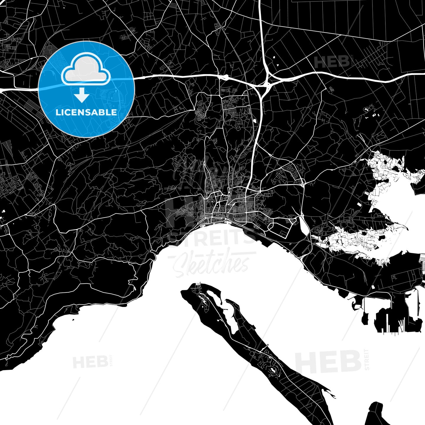 Area Map Of Setúbal, Portugal – HEBSTREITS