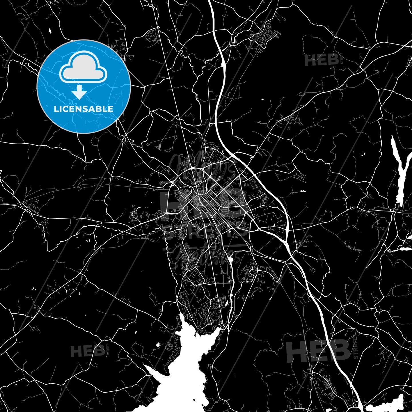 Area Map Of Uppsala, Sweden – HEBSTREITS